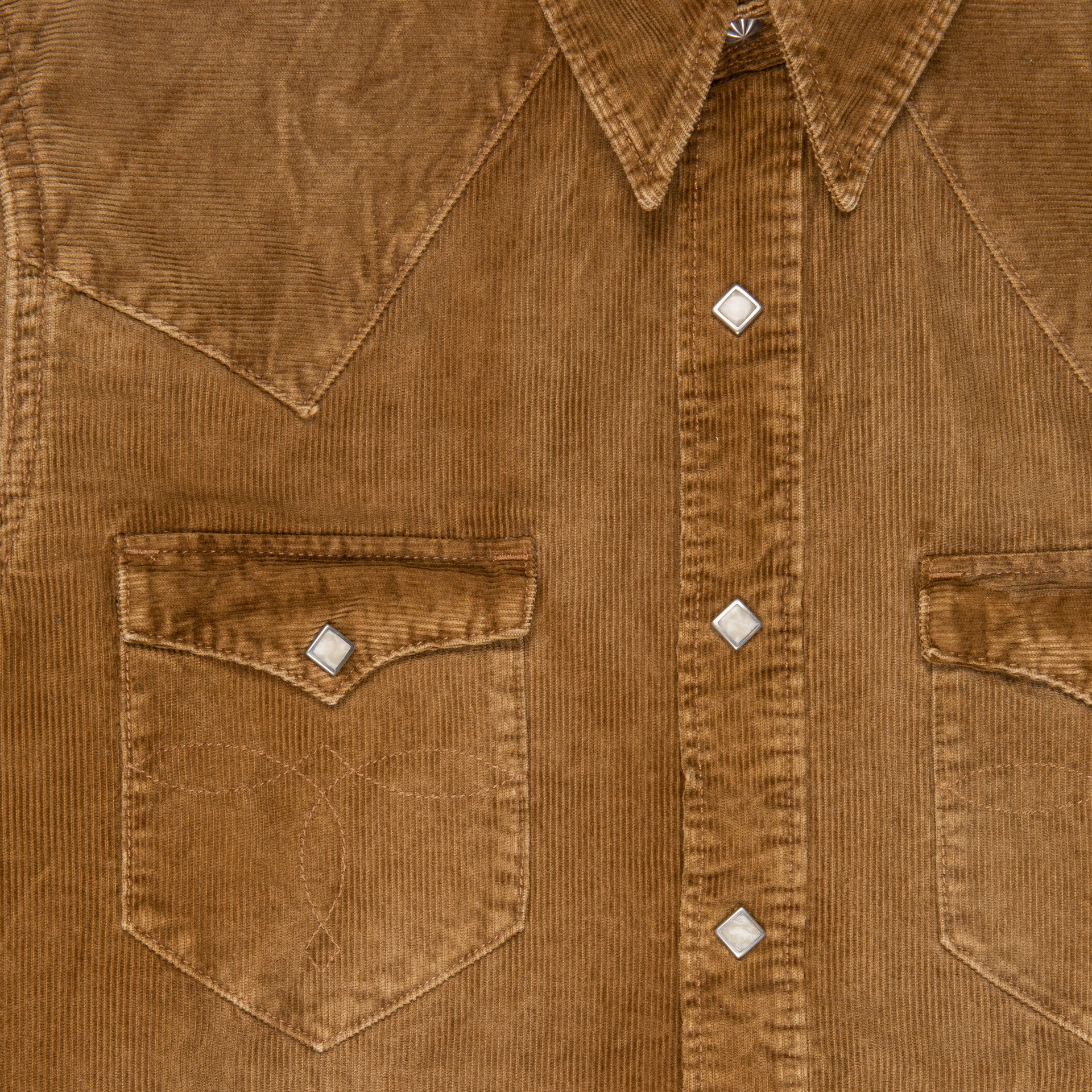 RRL Buffalo Western Corduroy Shirt Faded Tan – Frans Boone Store