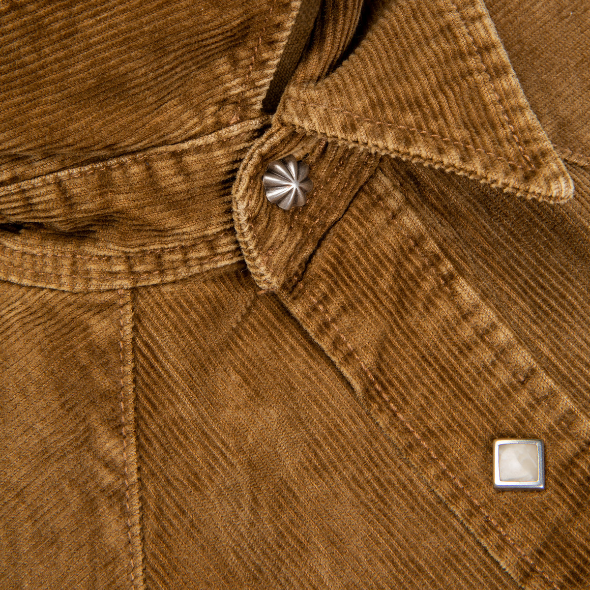 RRL Buffalo Western Corduroy Shirt Faded Tan – Frans Boone Store