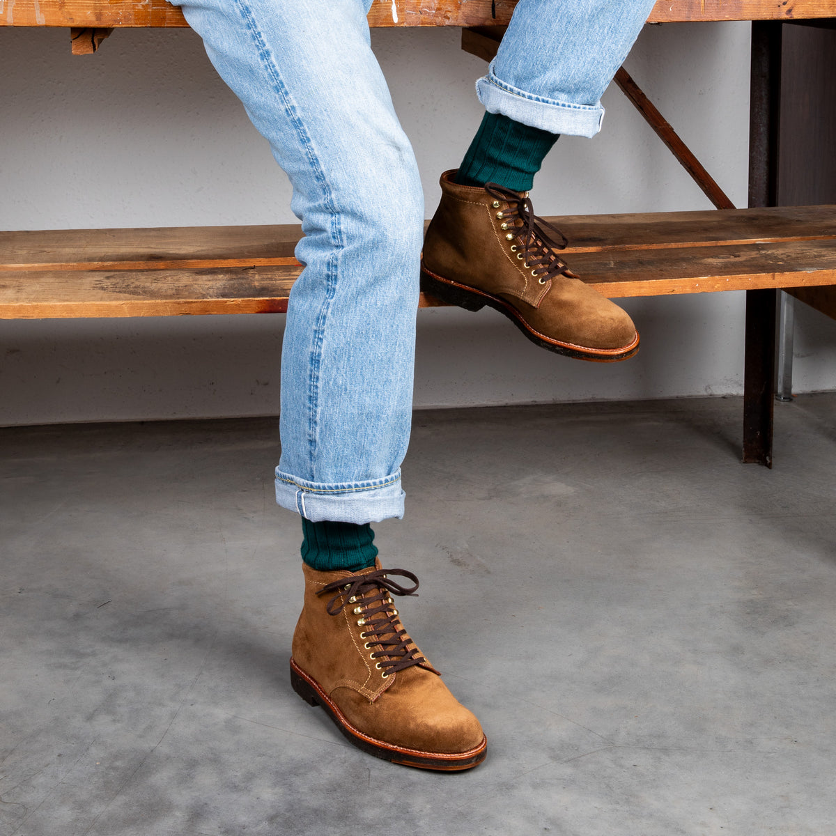 Alden x Frans Boone 405 Boot in Snuff Suede – Frans Boone Store