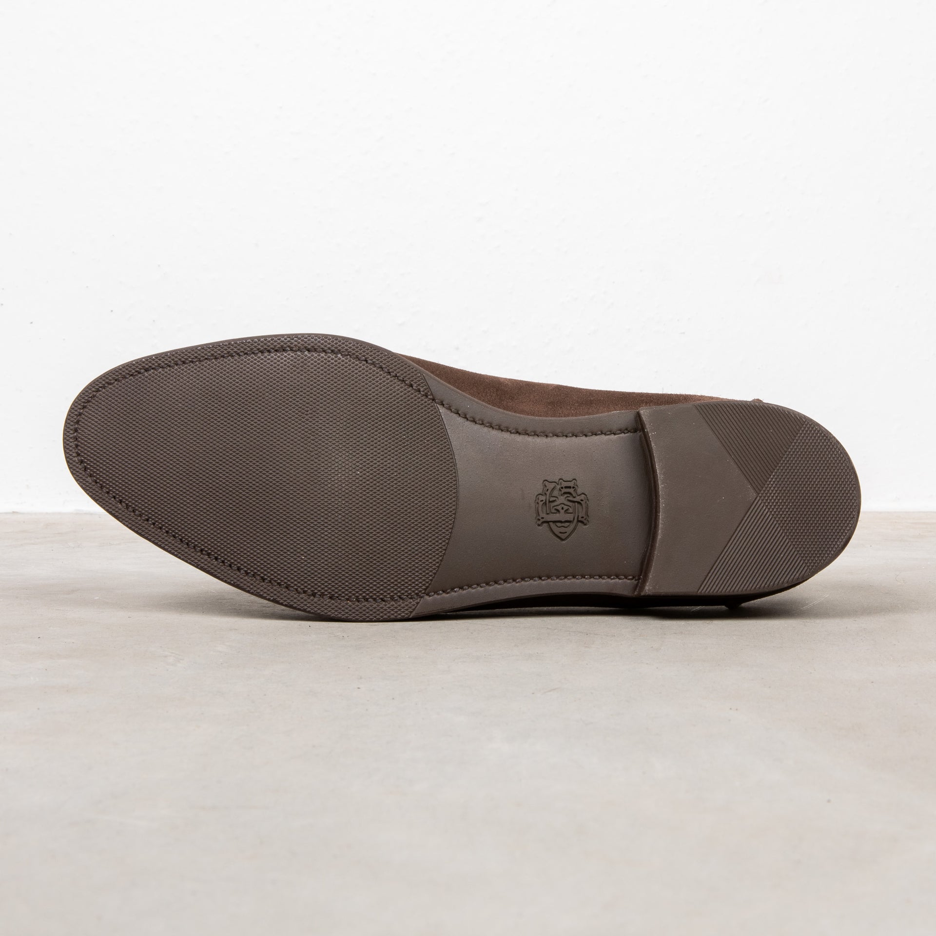 Edward Green Belgravia Espresso Suede on R1 sole – Frans Boone Store
