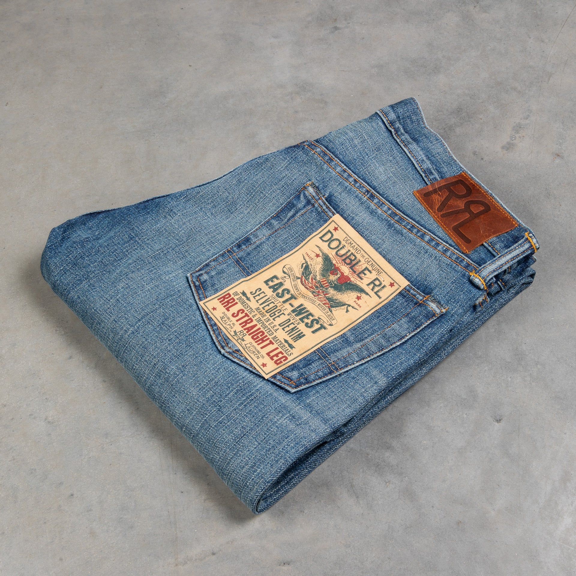 RRL Straight Fit Denim Hillsview Wash – Frans Boone Store