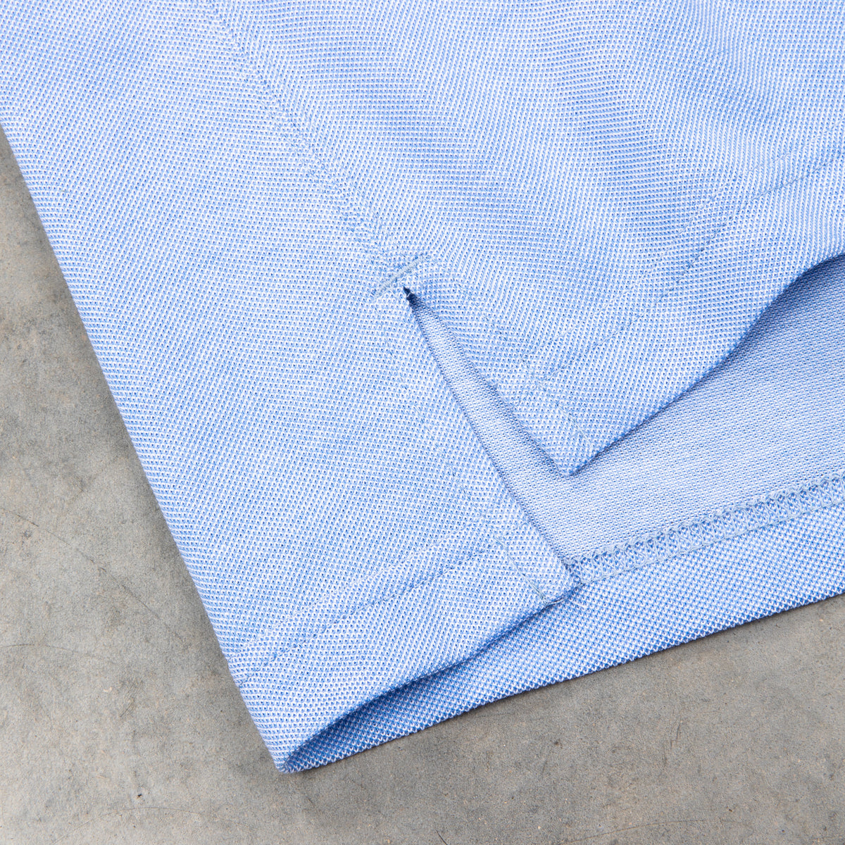 Engineered Garments Polo Pique Light Blue – Frans Boone Store