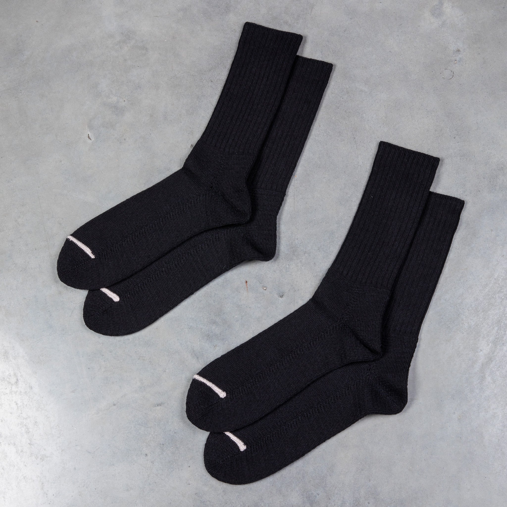 The Real McCoy's 2-Pack Socks Black – Frans Boone Store