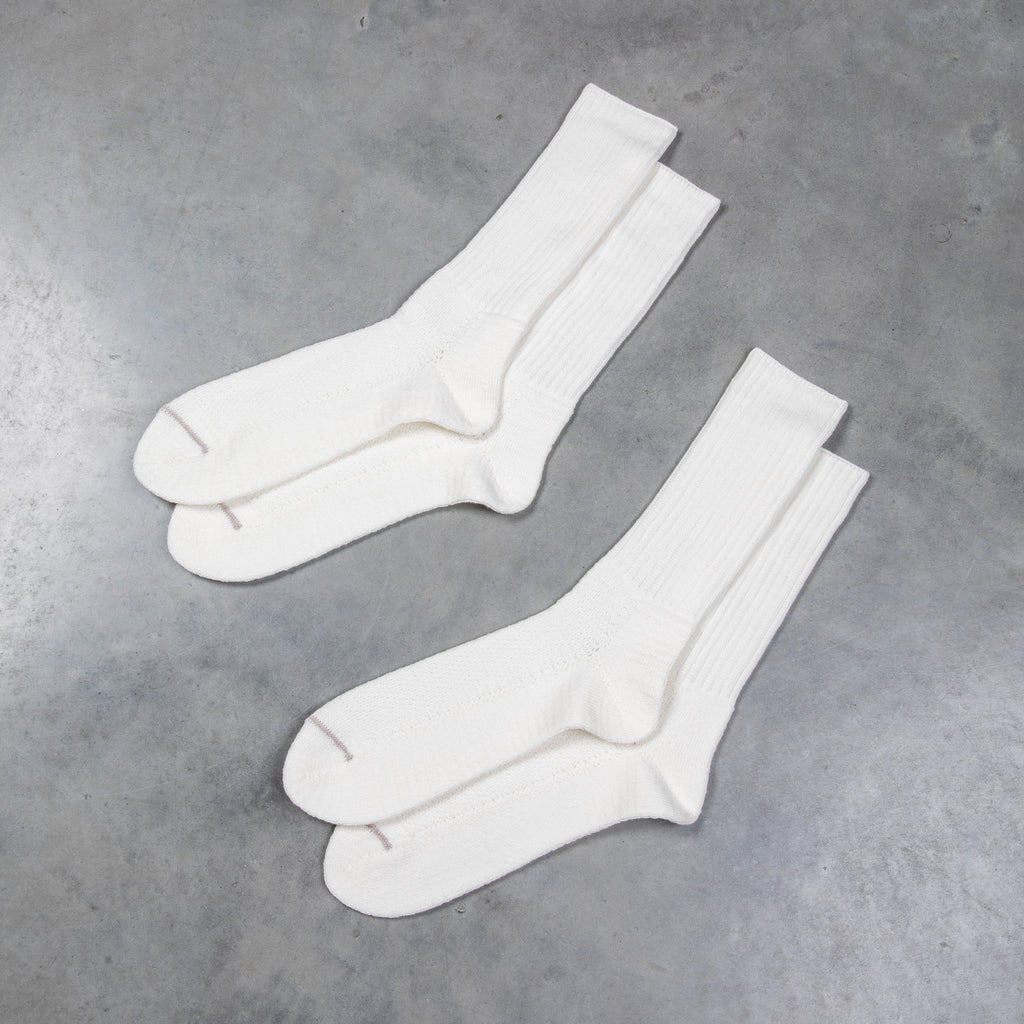 The Real McCoy's 2-Pack Socks White – Frans Boone Store