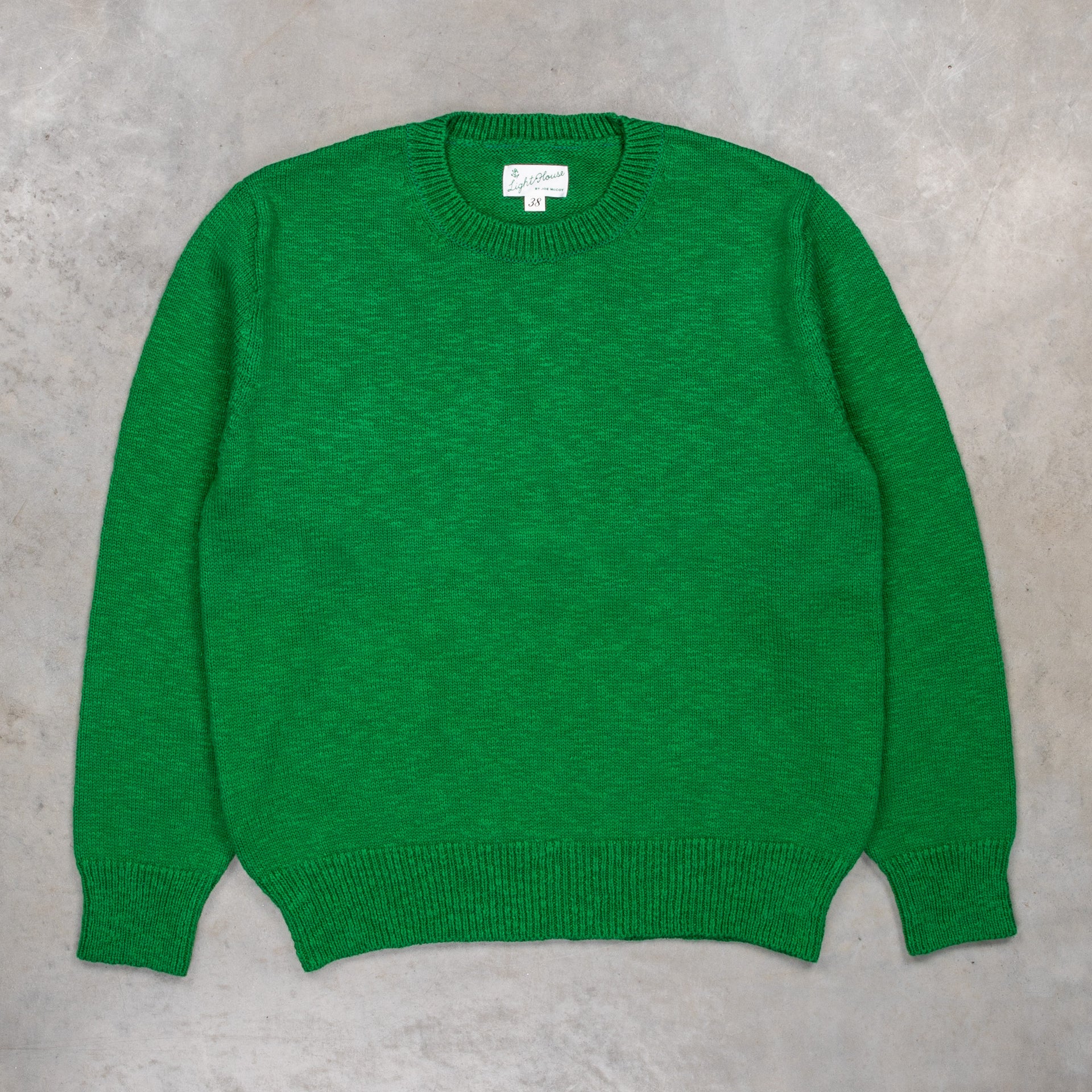 The Real McCoy's Summer Sweater Crew Neck Green – Frans Boone Store