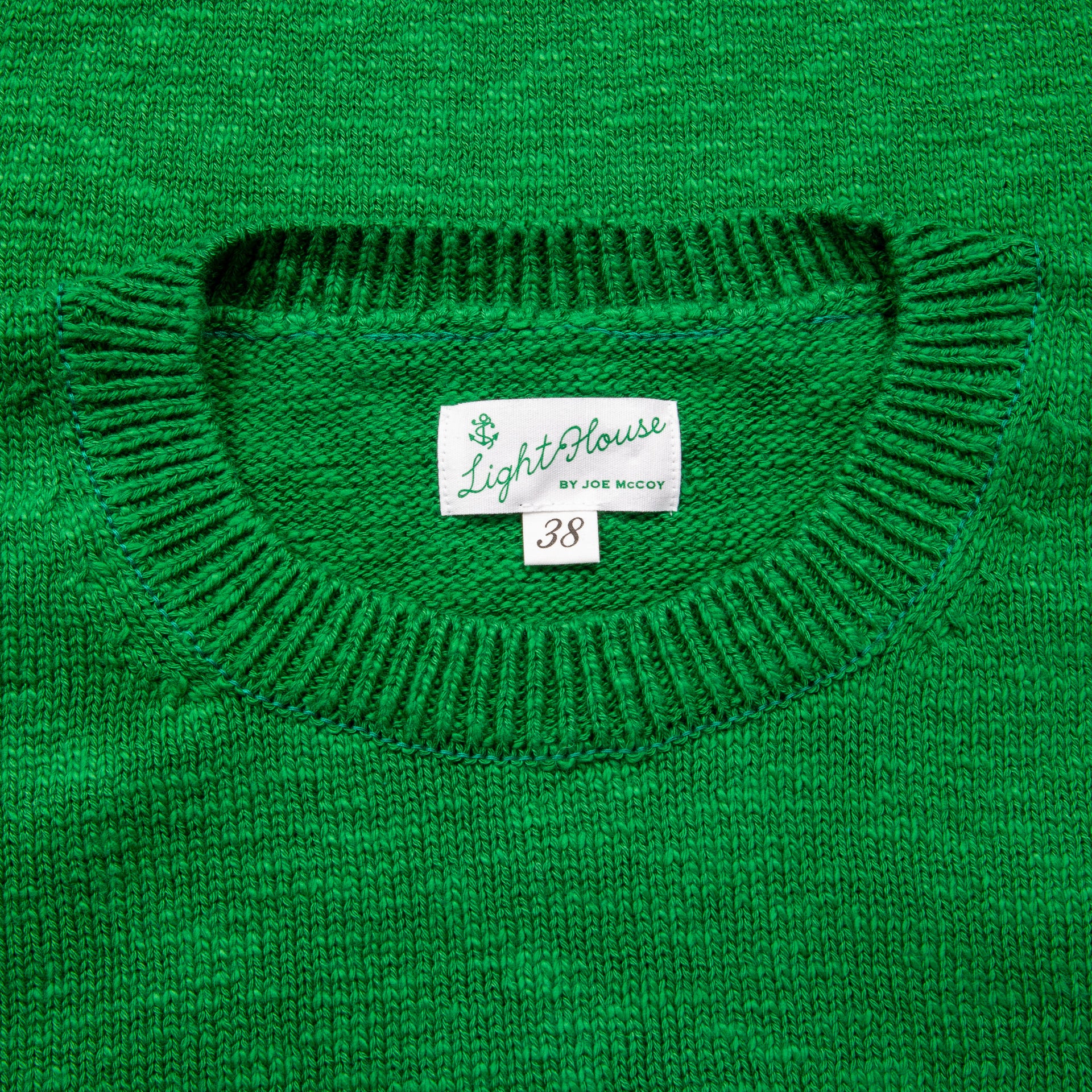 The Real McCoy's Summer Sweater Crew Neck Green – Frans Boone Store