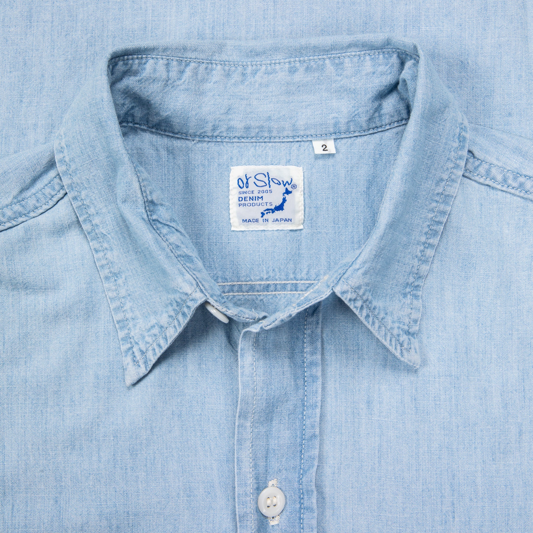 Orslow Bleached Chambray Work Shirt – Frans Boone Store