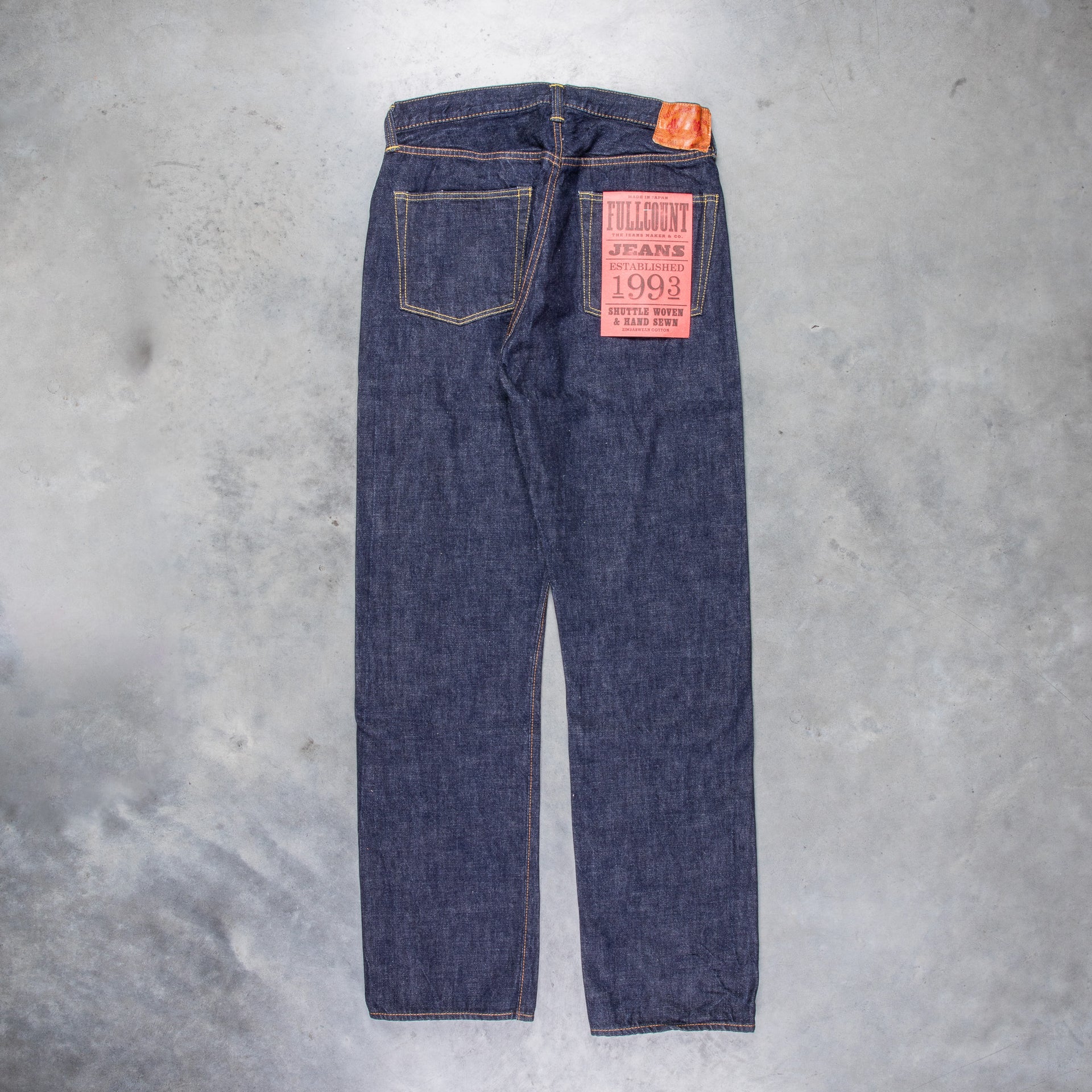 Fullcount 1101 Straight 13.7 Oz One wash – Frans Boone Store