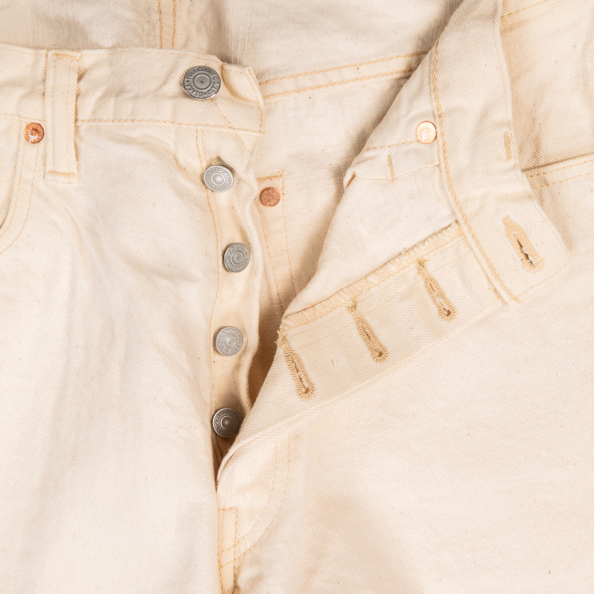 Fullcount 0105 Loose Straight 13.7 Oz Ecru – Frans Boone Store