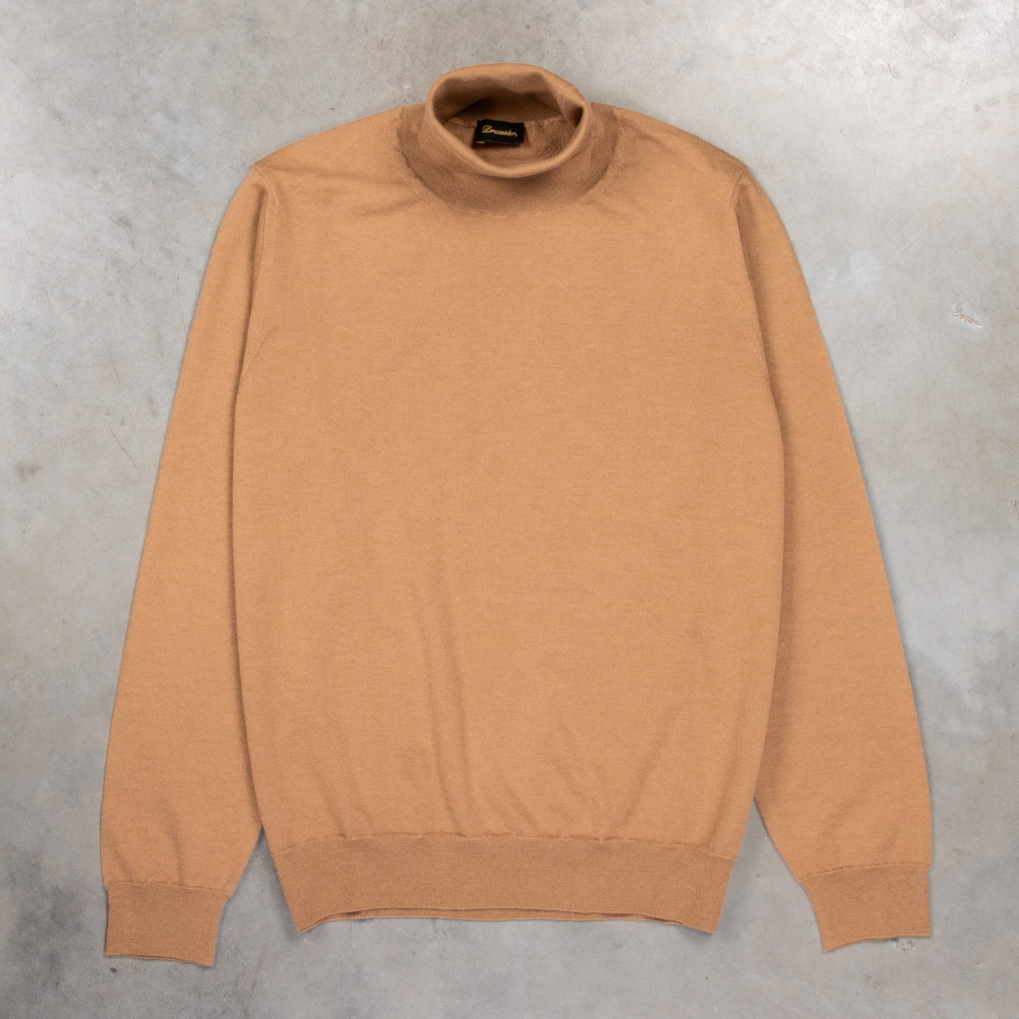 Drumohr Luxury 30G Cashmere Roll Neck Camello – Frans Boone Store