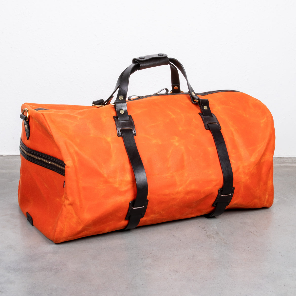 Croots Vintage Canvas Duffle Holdall Large Orange – Frans Boone Store