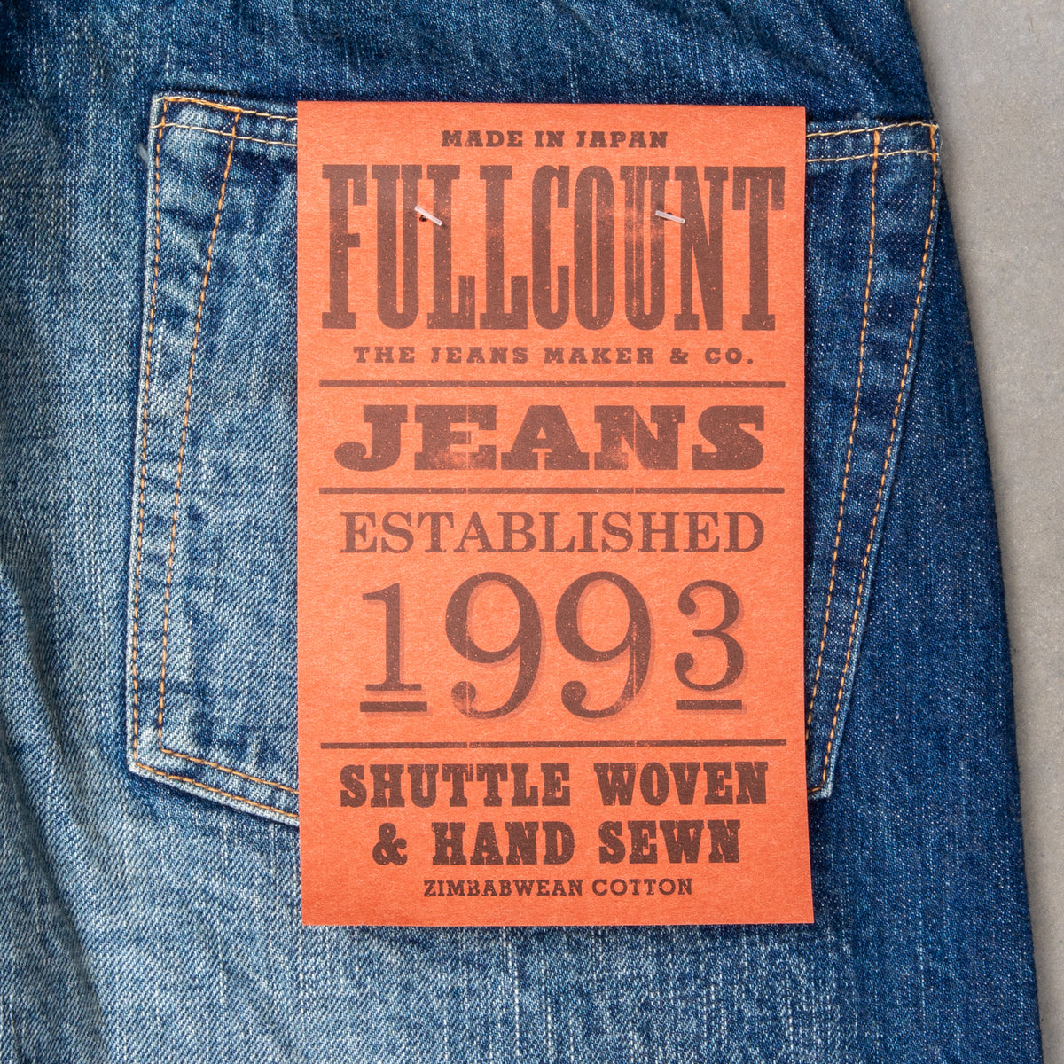 Fullcount 1103 Clean Straight 13.7 Oz More Than Real – Frans Boone Store