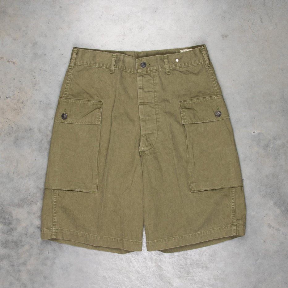 Orslow U.S Army 2 pocket cargo shorts Army Green – Frans Boone Store