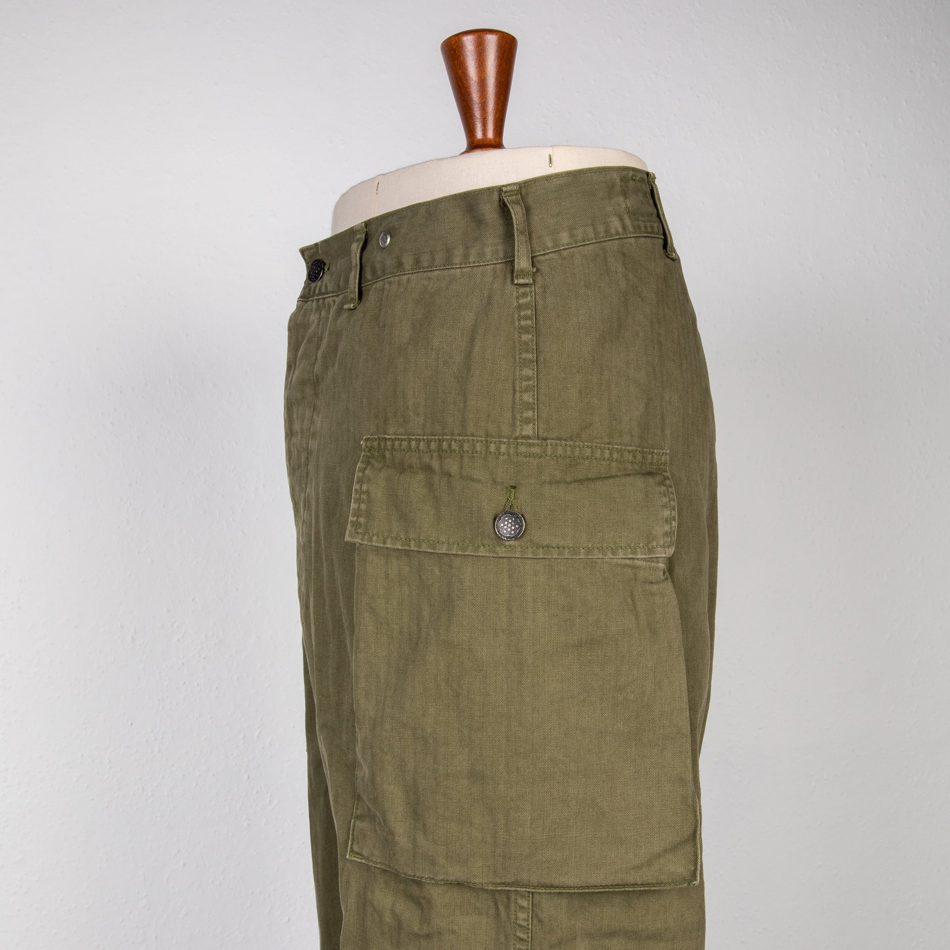 Orslow U.S Army 2 pockets Cargo pants Army Green – Frans Boone Store