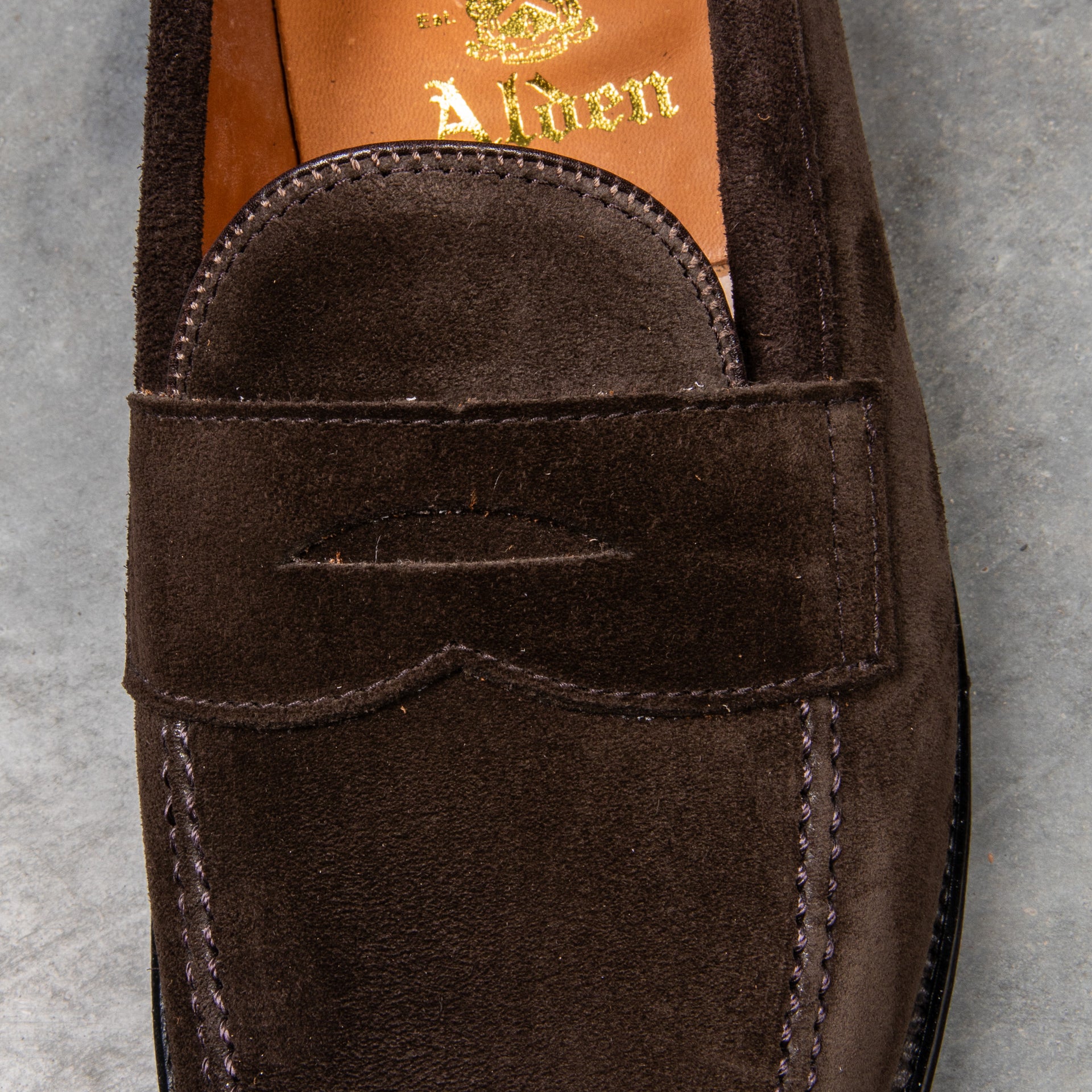 Alden Leisure Loafer Chocolate Suede – Frans Boone Store