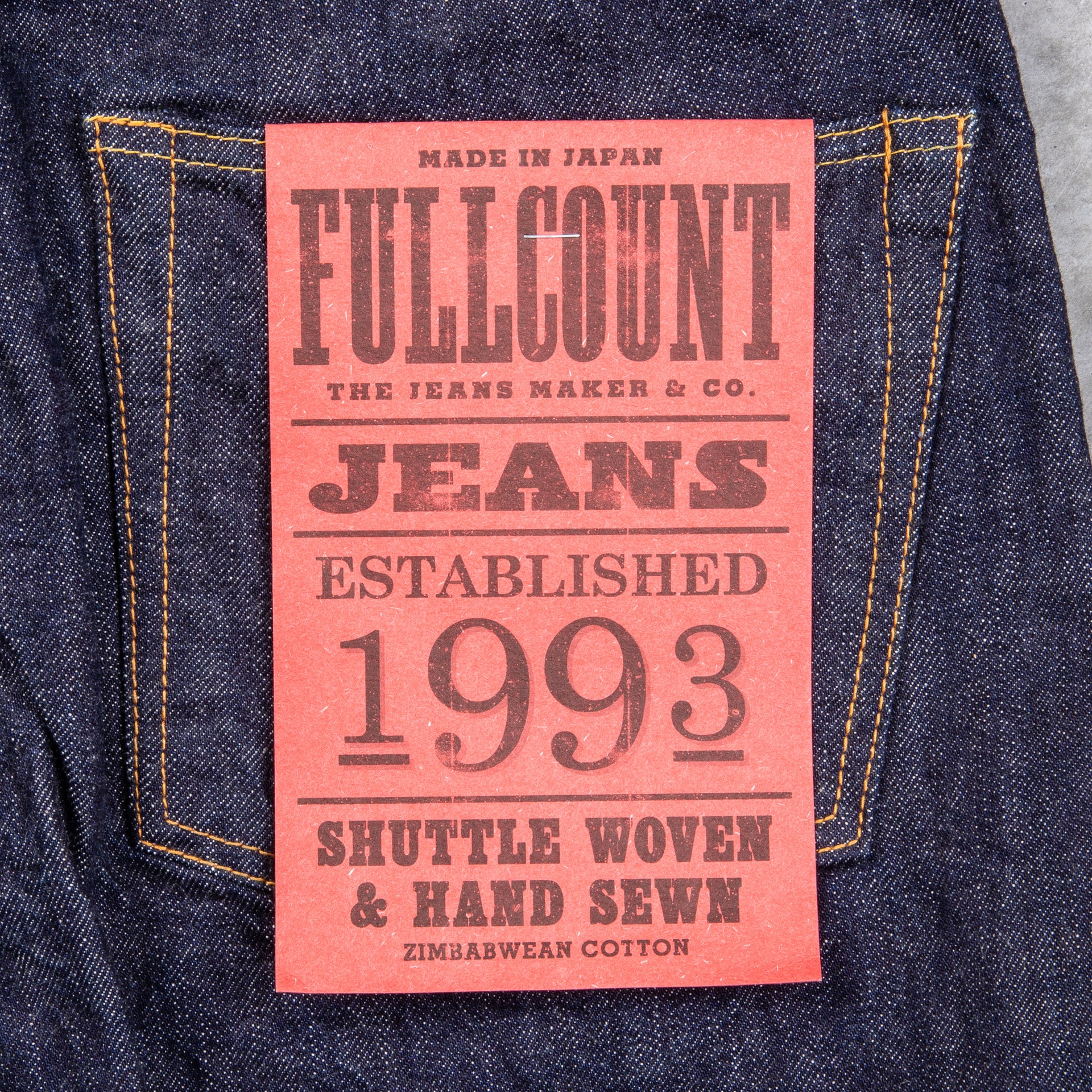 Fullcount 1103 Clean Straight 13.7 Oz One Wash – Frans Boone Store