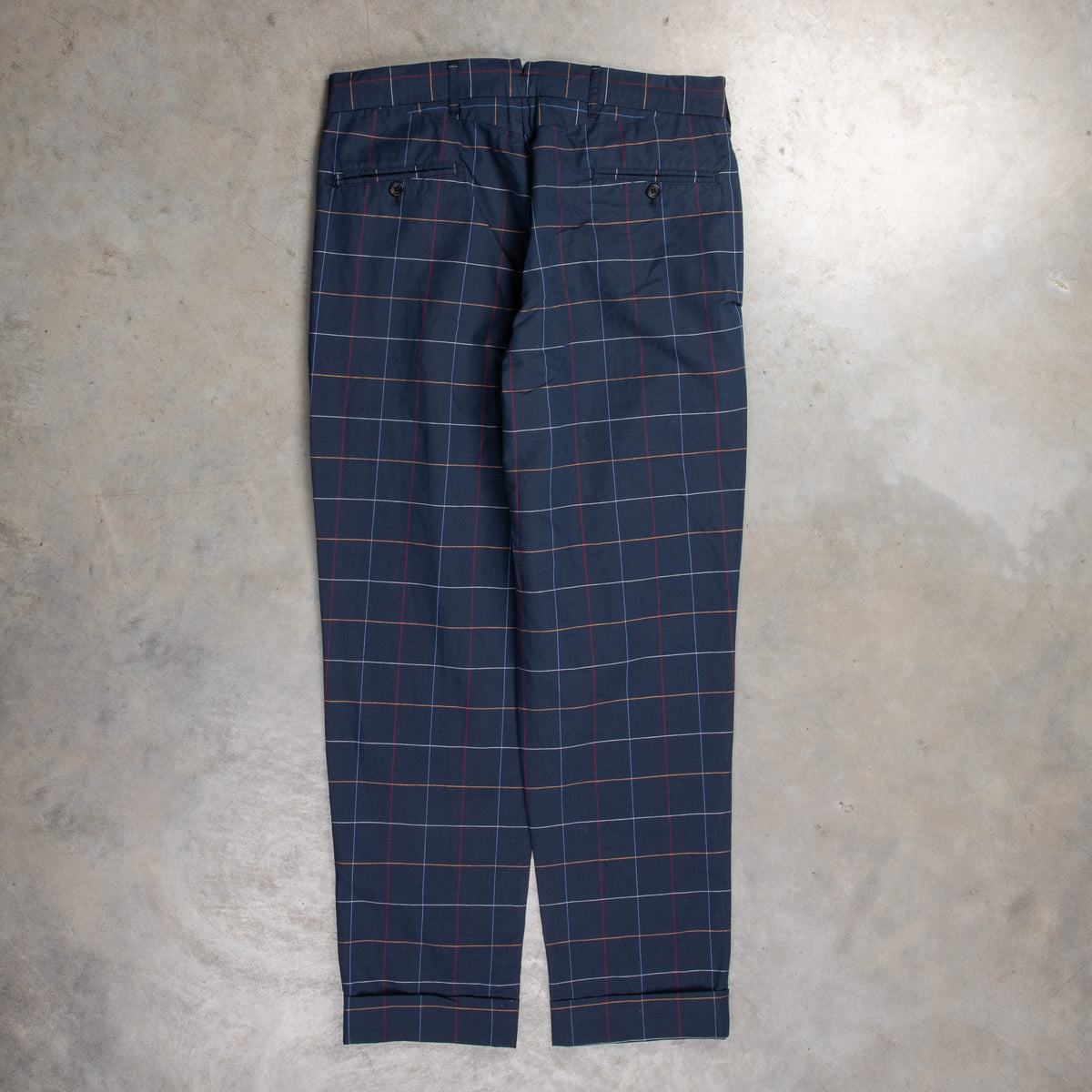 Engineered Garments Andover Pant Navy Windowpane – Frans Boone Store