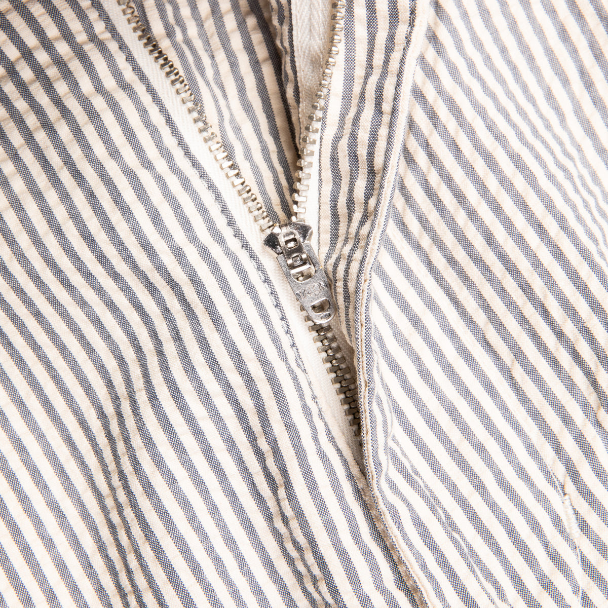 Engineered Garments Andover Pant Navy / Natural Cotton Seersucker ...