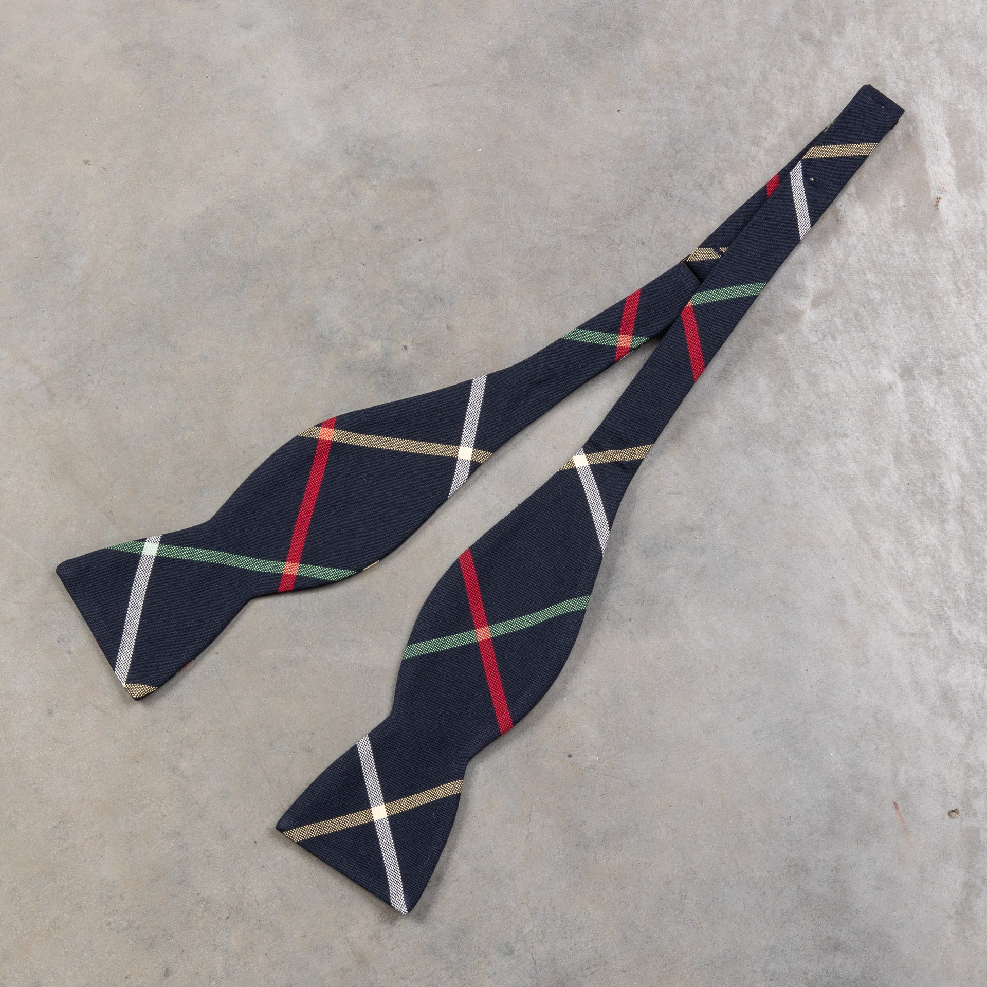 Engineered Garments Butterfly Bow Tie Navy Windowpane – Frans Boone Store