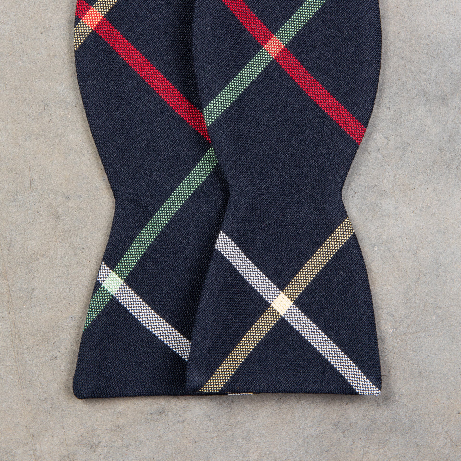 Engineered Garments Butterfly Bow Tie Navy Windowpane – Frans Boone Store