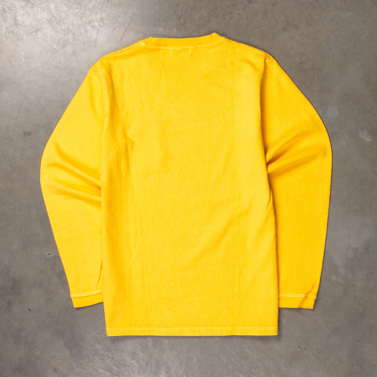 Velva Sheen Heavy oz Pïgment L/S Tee with pocket True Yellow – Frans ...