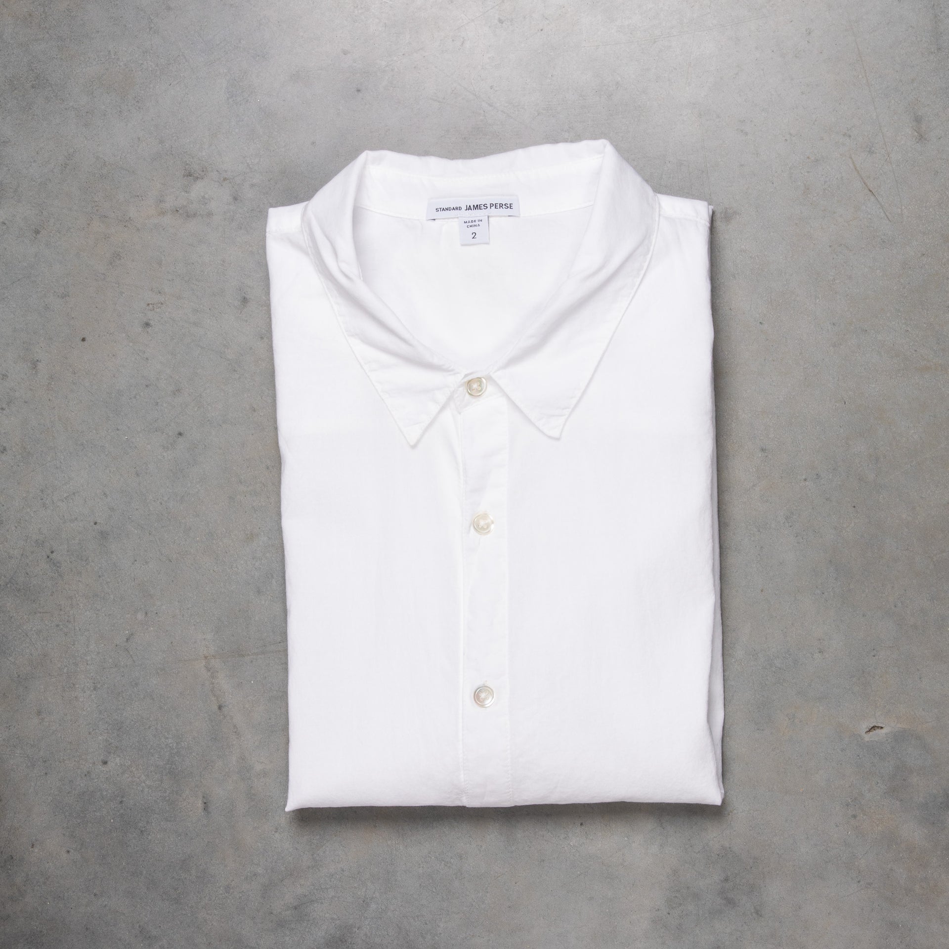 James Perse Standard Shirt White – Frans Boone Store