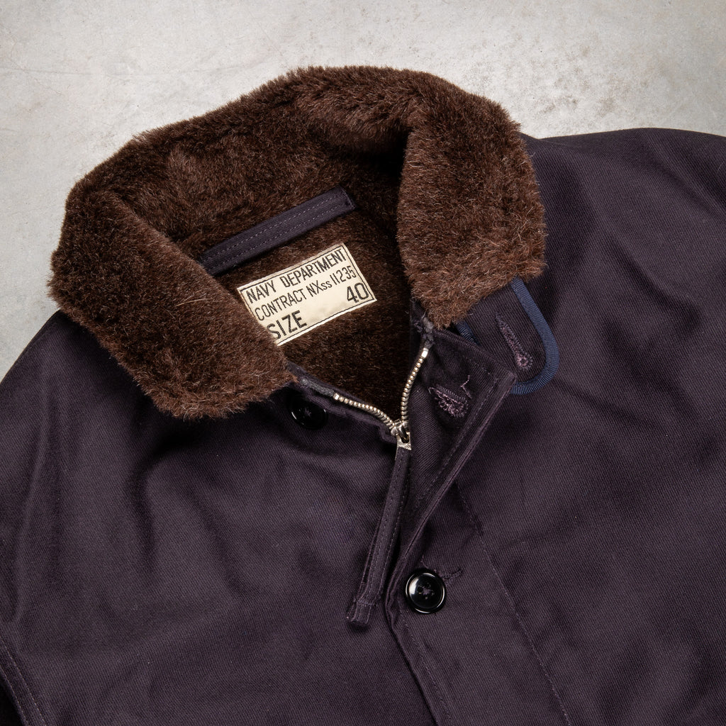 The Real McCoy's N-1 Deck jacket Navy – Frans Boone Store