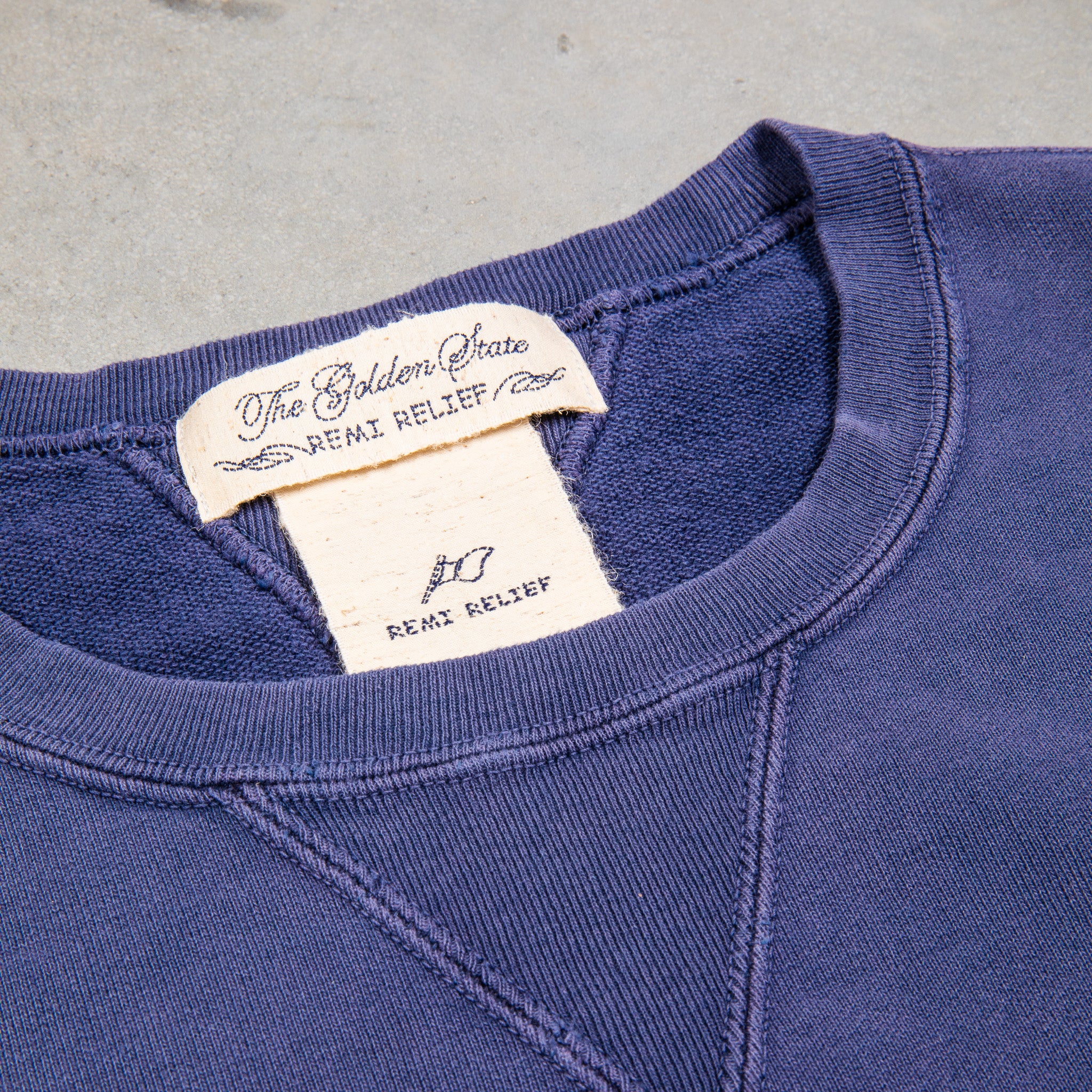 Remi Relief Special Finish Crew Neck Navy Blue – Frans Boone Store