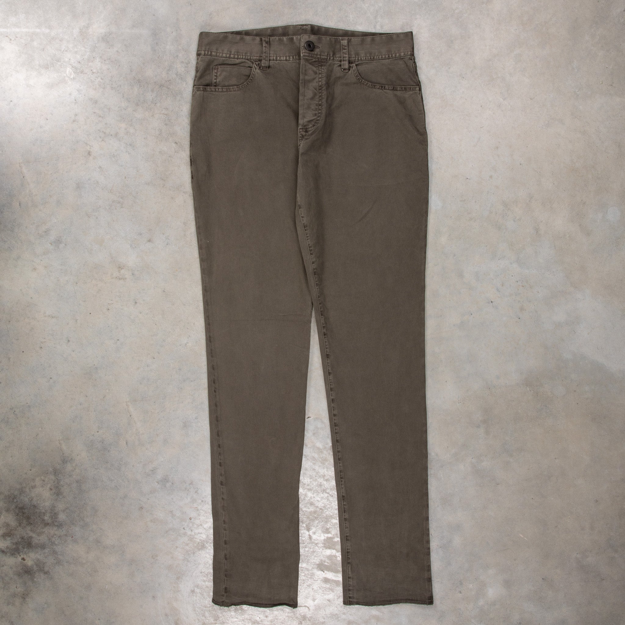 James Perse 5-Pocket Brushed Twill Dark Olive – Frans Boone Store