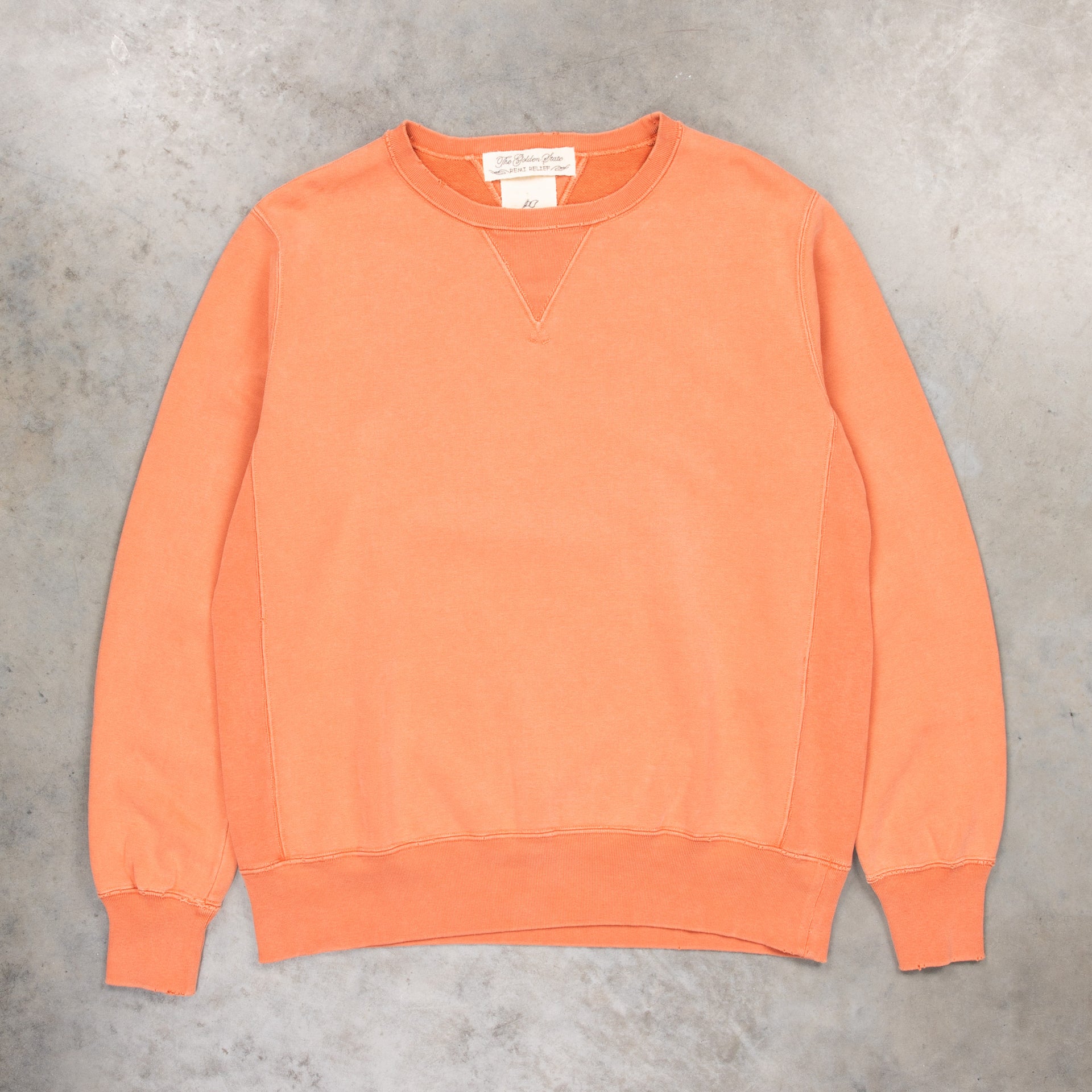 Remi Relief Special Finish Sweat Crew Neck Faded Orange – Frans Boone Store