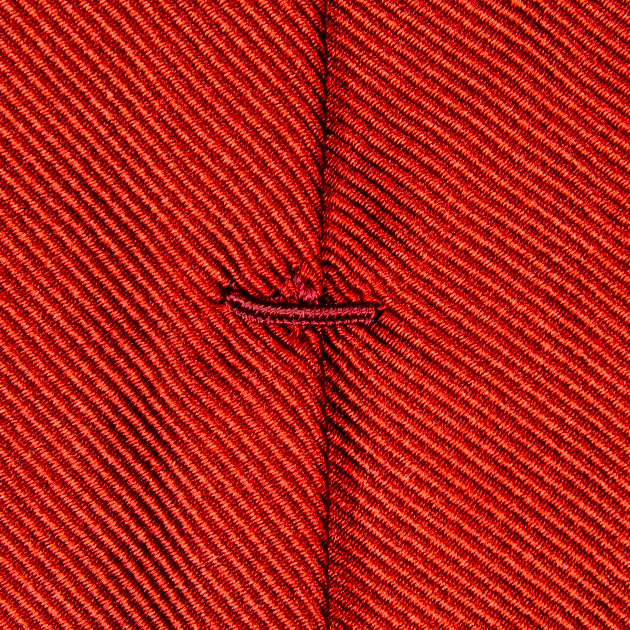 Finamore "Sette Pieghe" Plain Silk Tie Rosso – Frans Boone Store