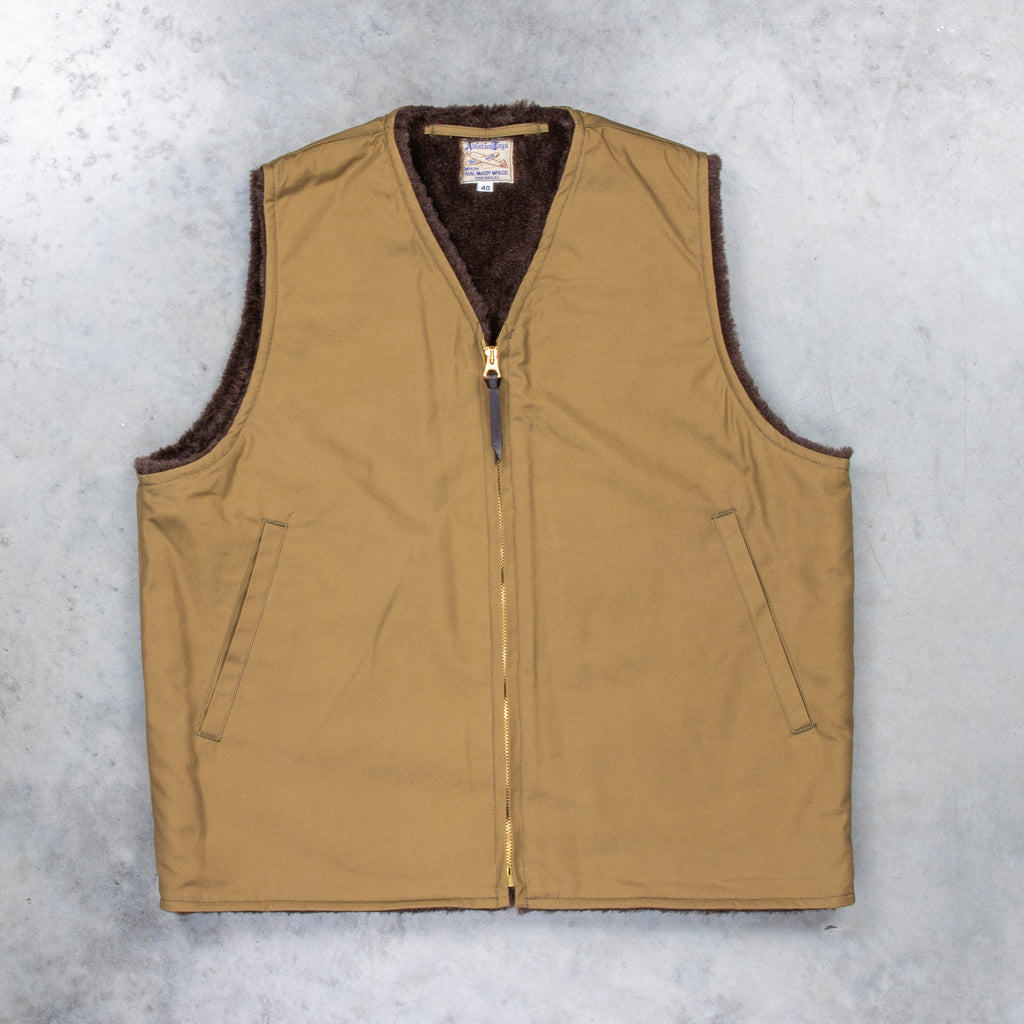 The Real McCoy's USN Alpaca Vest Khaki – Frans Boone Store