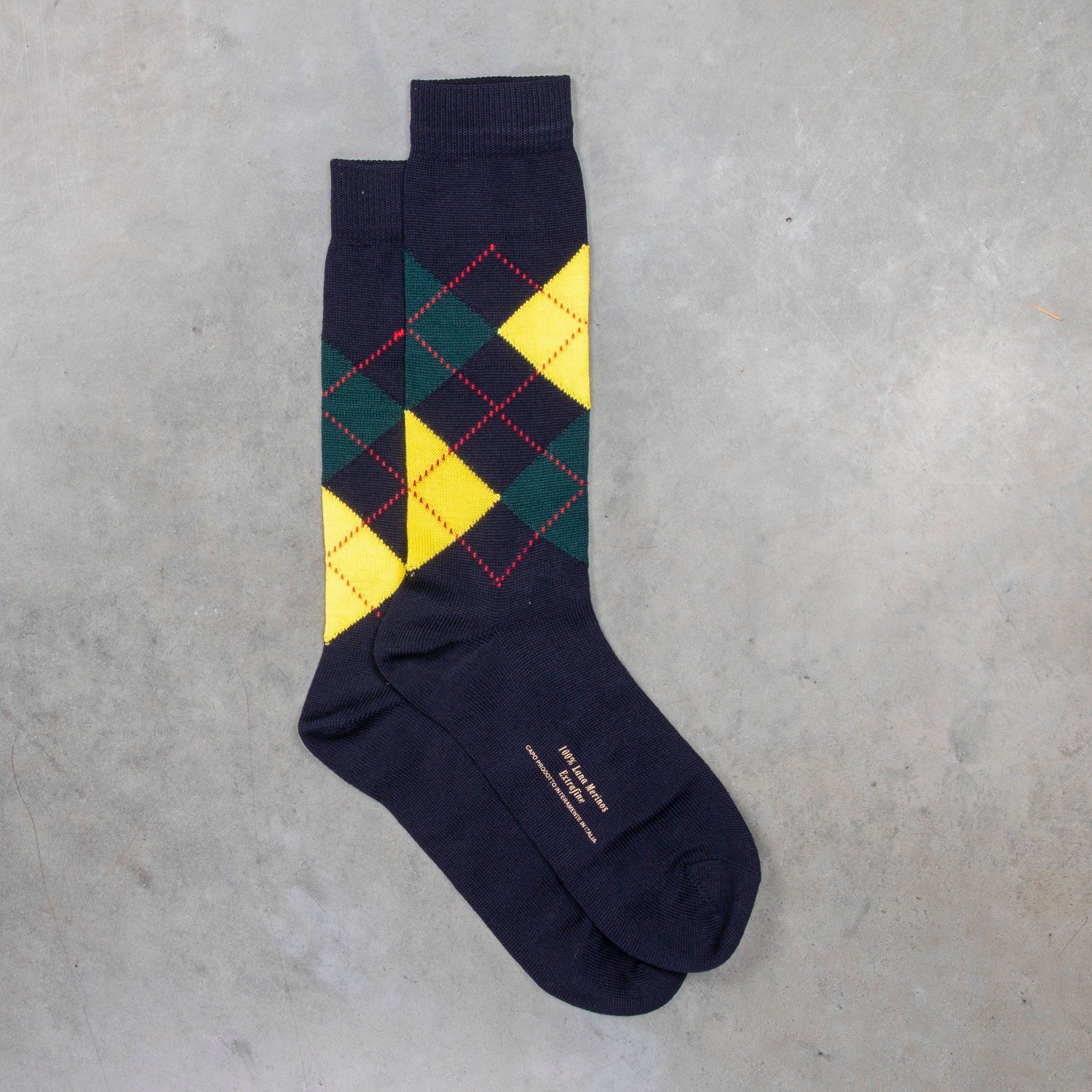 Frans Boone Socks Pura Lana Merinos Extrafine Argyle - Cairndow – Frans ...