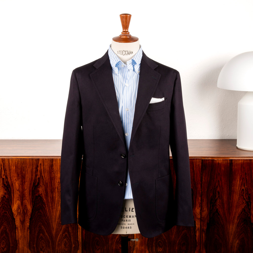 De Petrillo Posillipo Tasca in Tasca Jacket Byron Cotton Navy – Frans ...