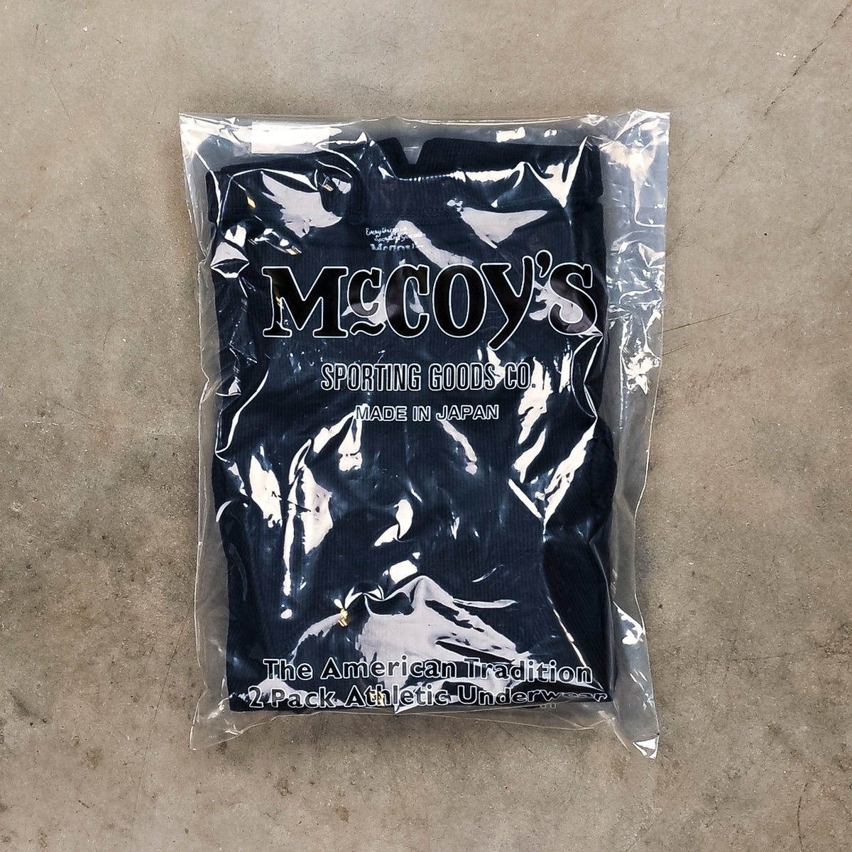 The Real McCoy's 2Pcs Pack Athletic Underwear Navy – Frans Boone Store