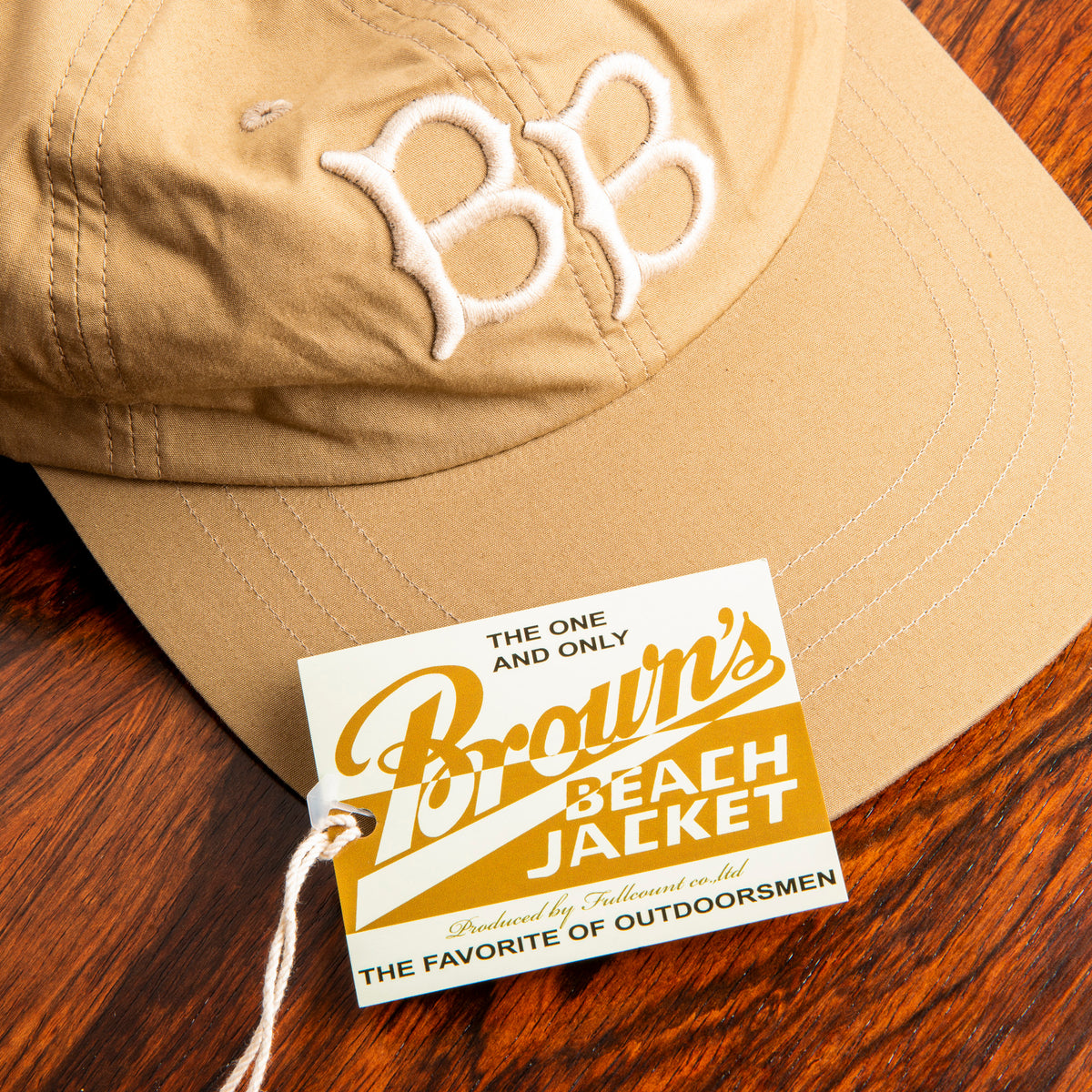 Fullcount BBJ Classic Logo Cap Beige – Frans Boone Store