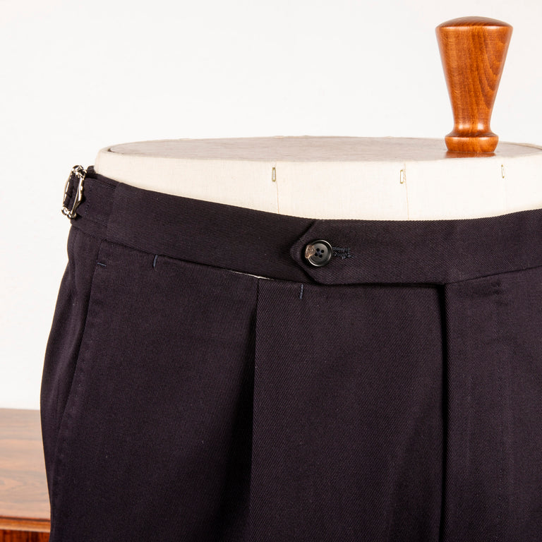 De Petrillo Pantaloni Byron Cotton Navy – Frans Boone Store