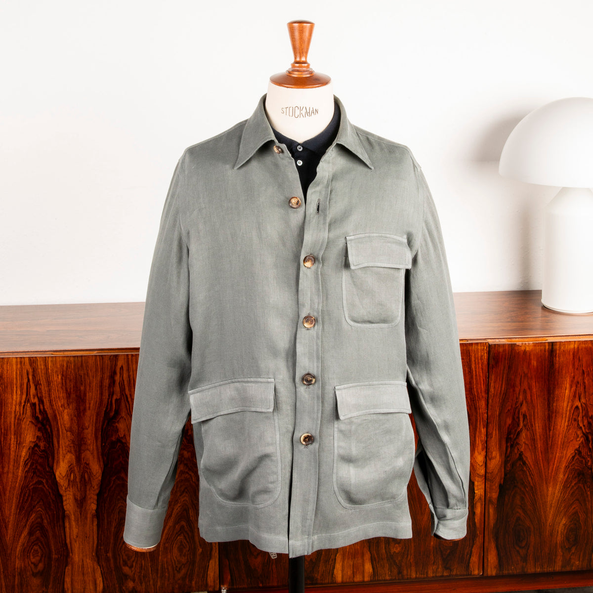 De Petrillo Shirt Jacket Hemp Canapa Grey – Frans Boone Store