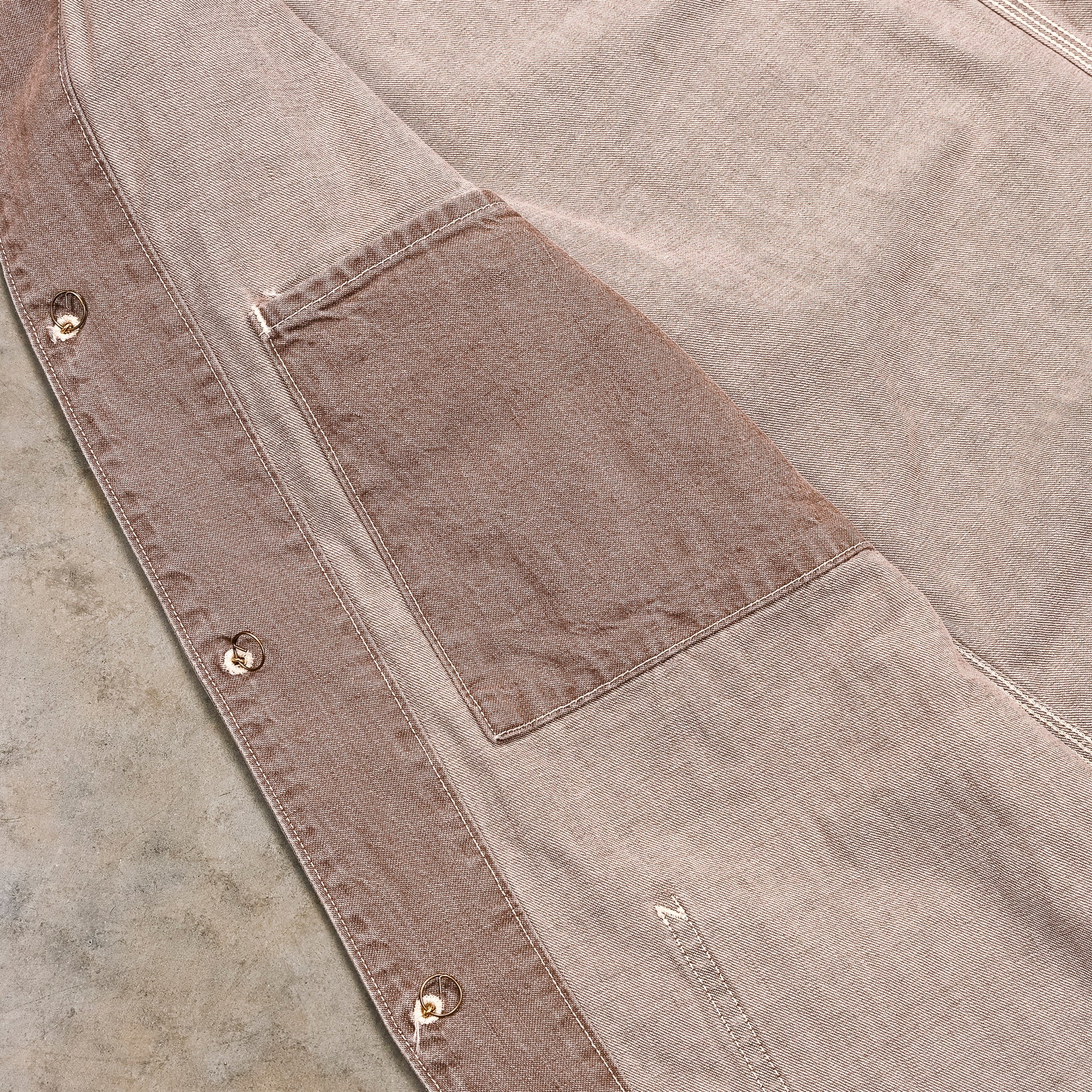 Chimala Short Chore Coat Denim Brown – Frans Boone Store