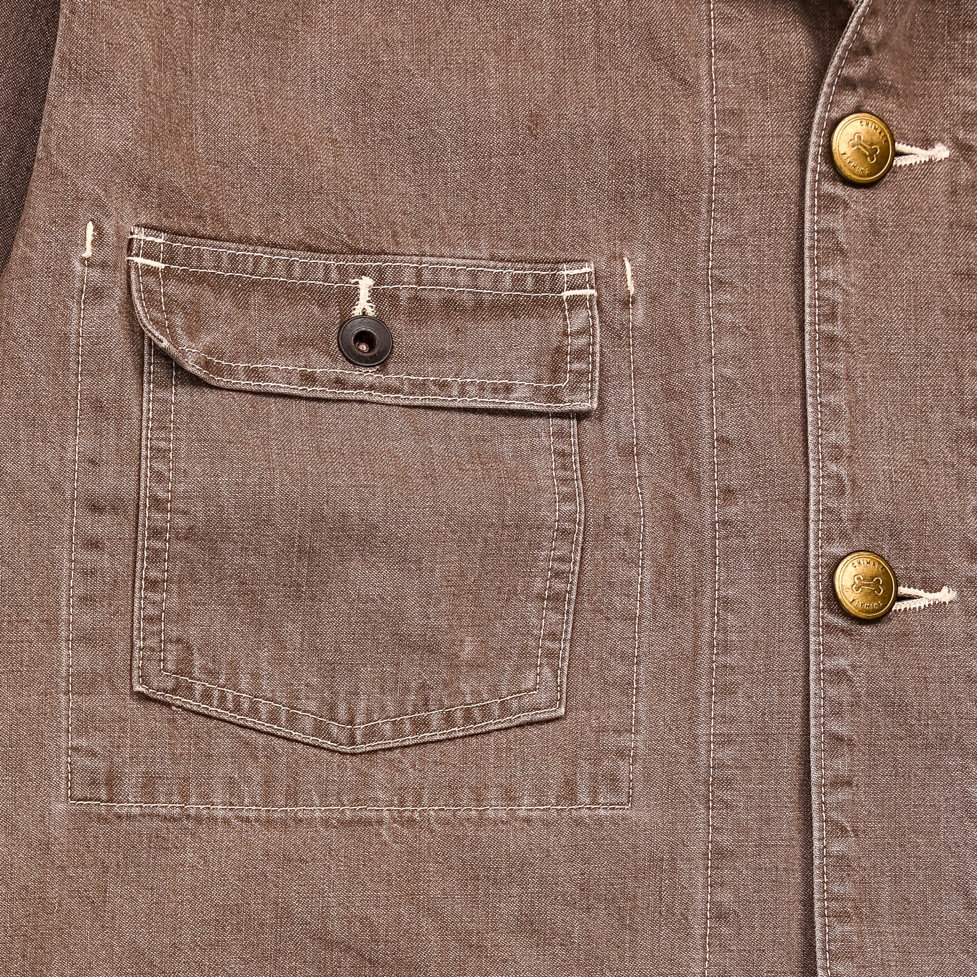 Chimala Short Chore Coat Denim Brown – Frans Boone Store