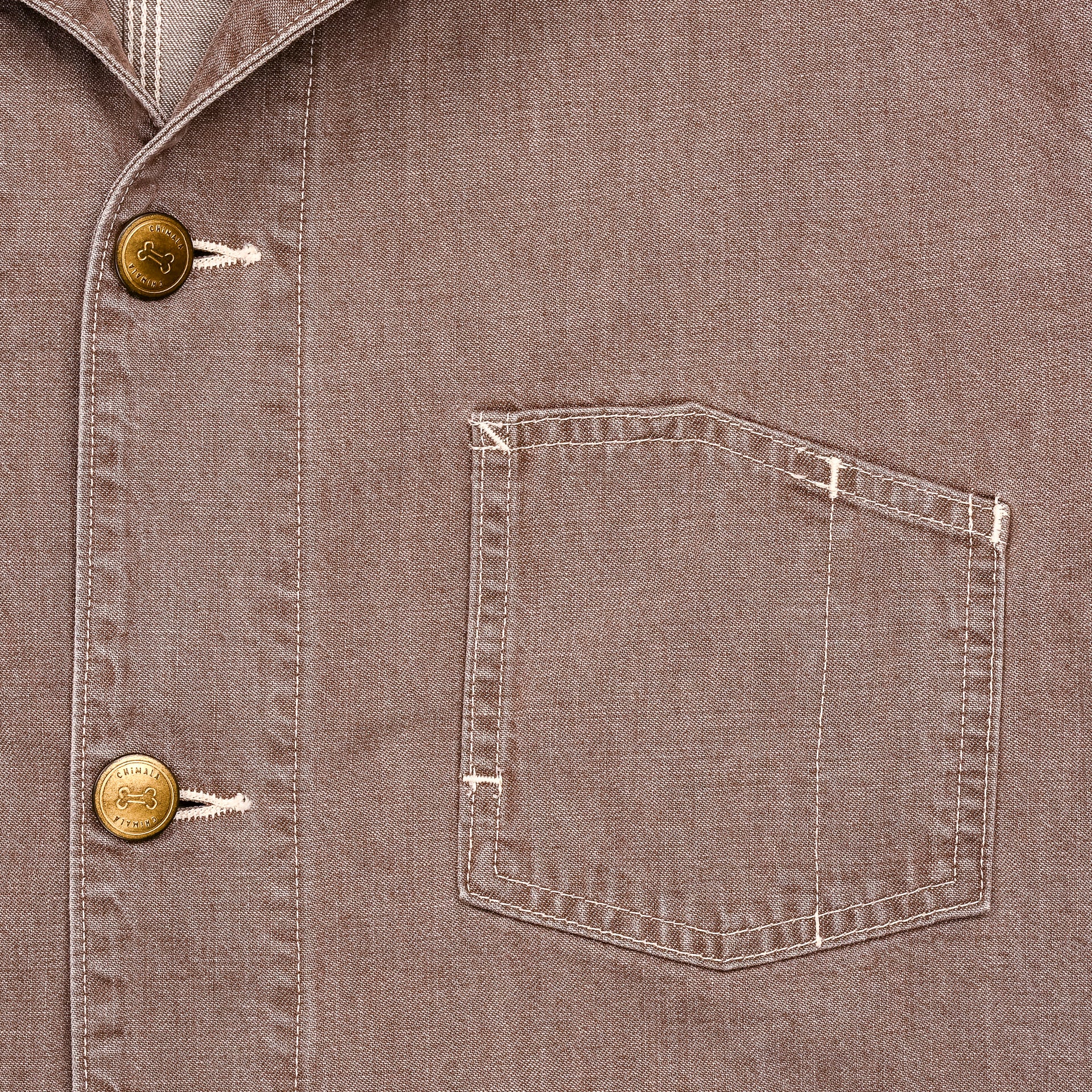 Chimala Short Chore Coat Denim Brown – Frans Boone Store