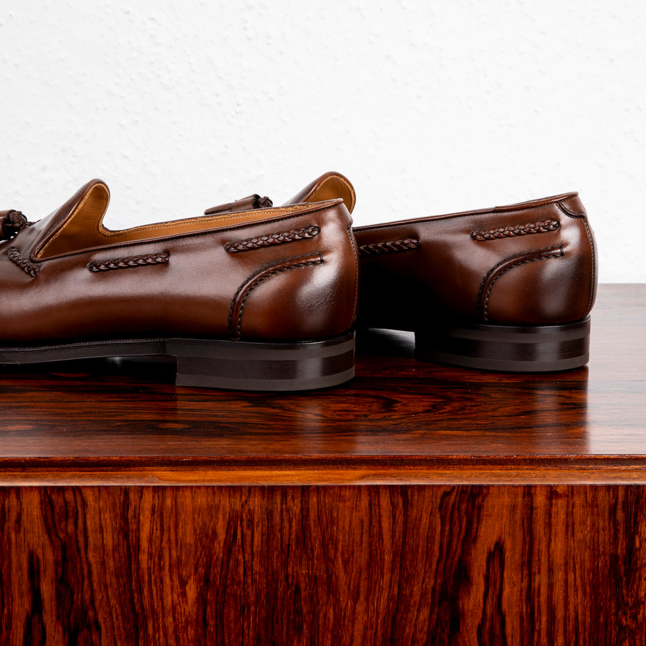 Edward Green Belgravia in Dark Oak Antique on R1 Sole – Frans Boone Store