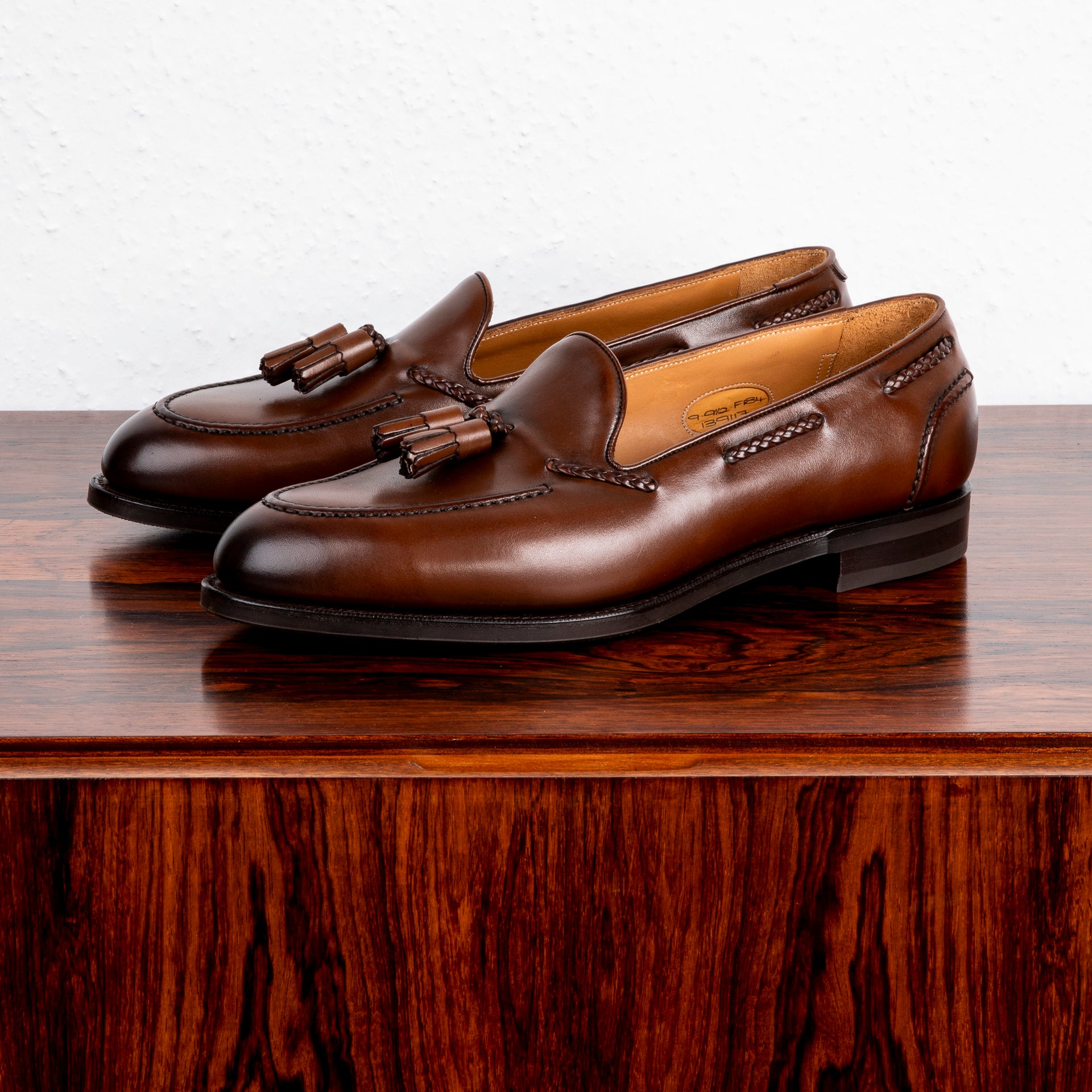 Edward Green Belgravia in Dark Oak Antique on R1 Sole – Frans Boone Store