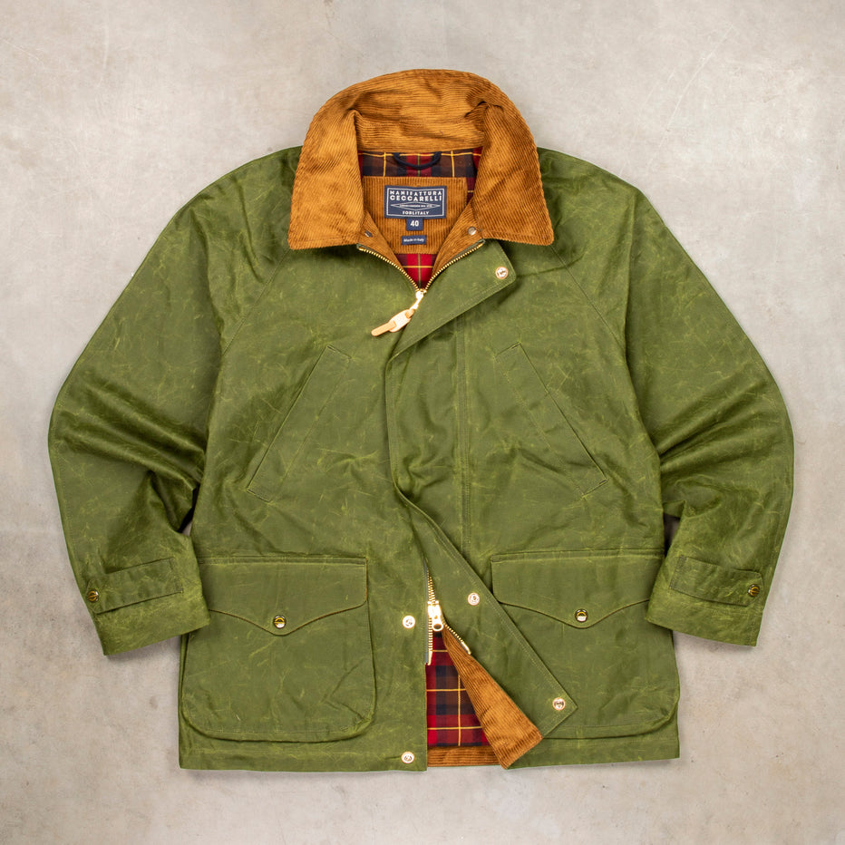 Manifattura Ceccarelli x Frans Boone Rain Caban Light Green – Frans ...