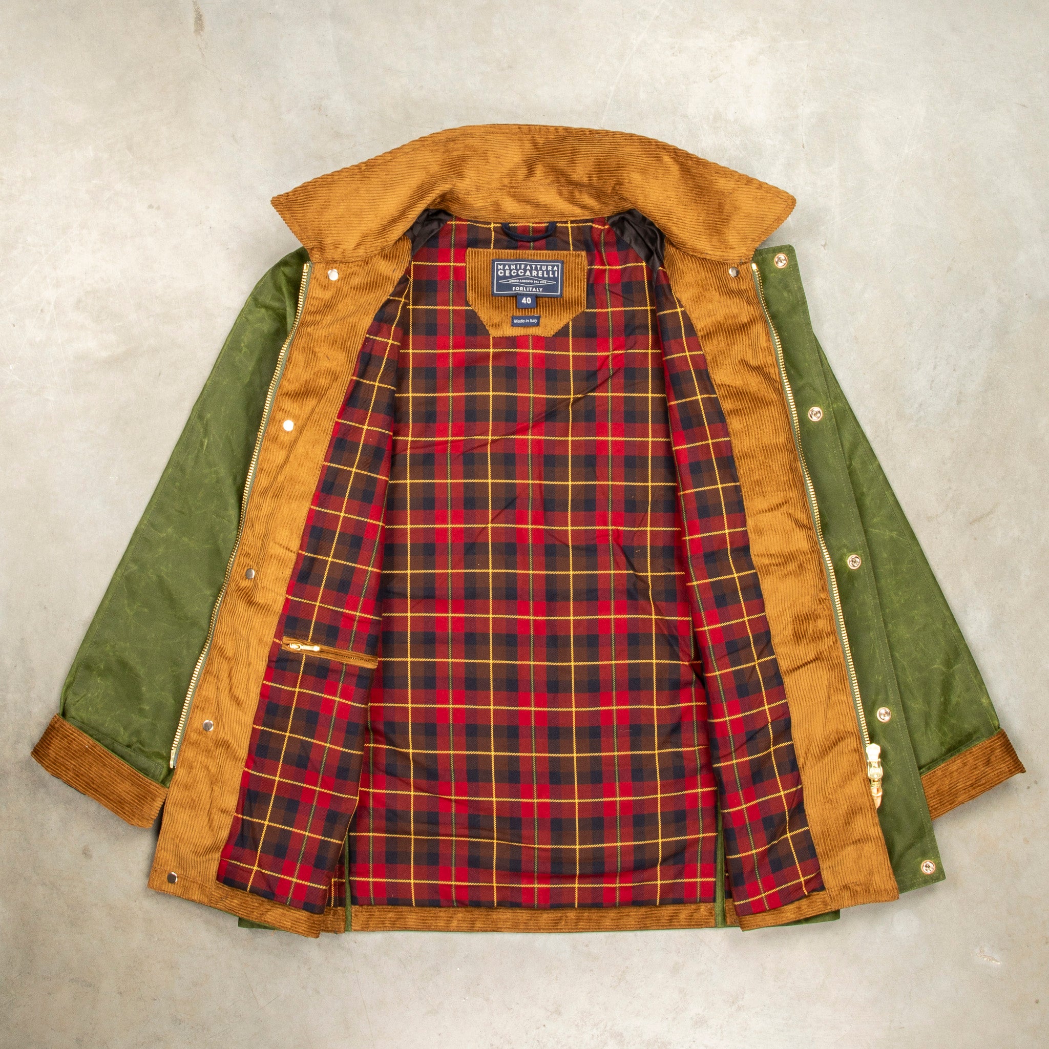 Manifattura Ceccarelli x Frans Boone Rain Caban Light Green – Frans ...