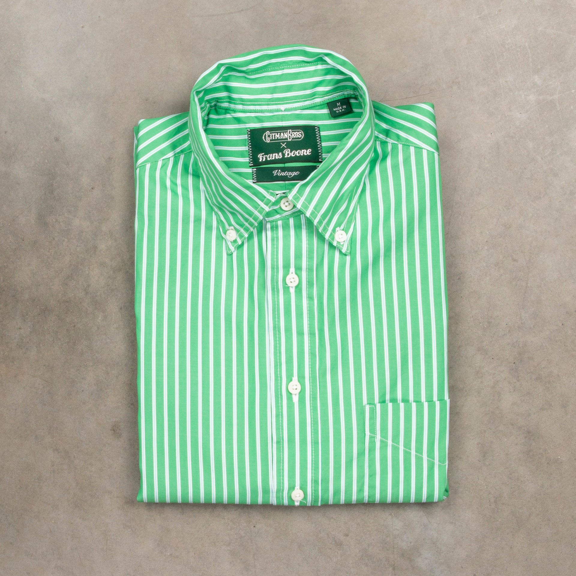 Gitman Vintage x Frans Boone 60/1 Typewriter Stripe - Sidney – Frans ...
