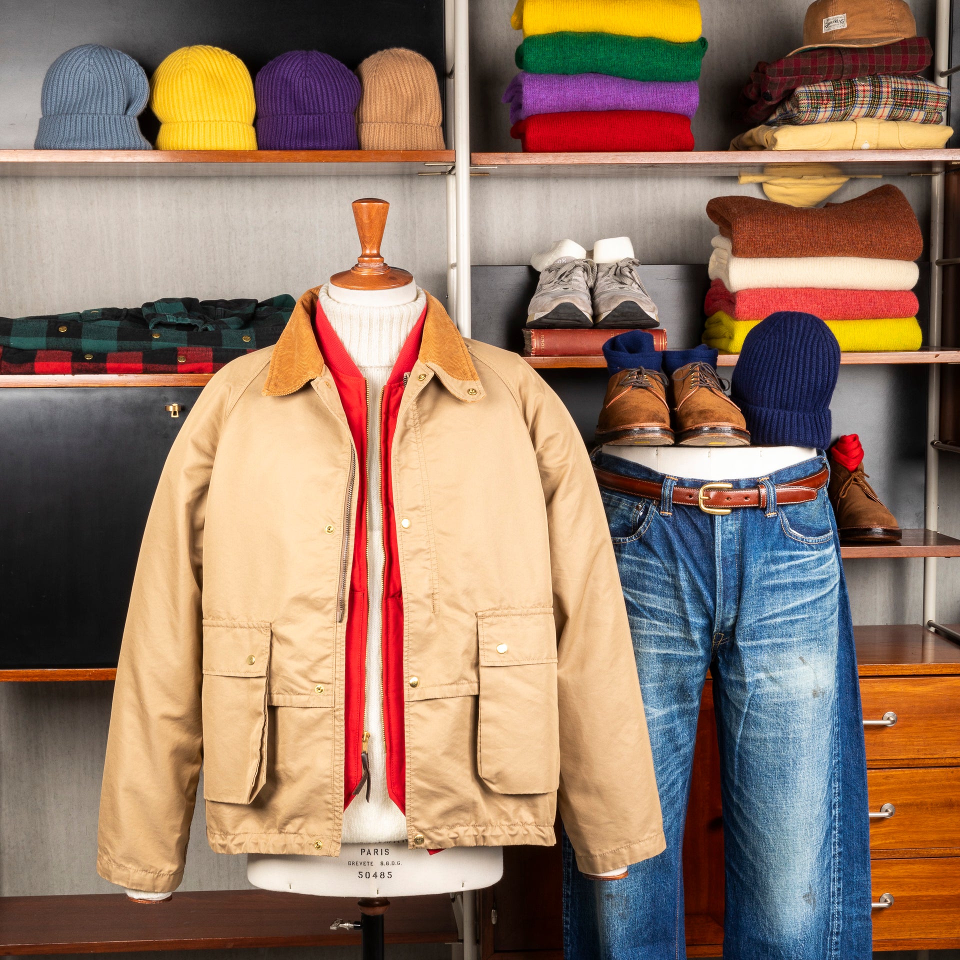 Remi Relief Field Jacket 80/2 Beige – Frans Boone Store