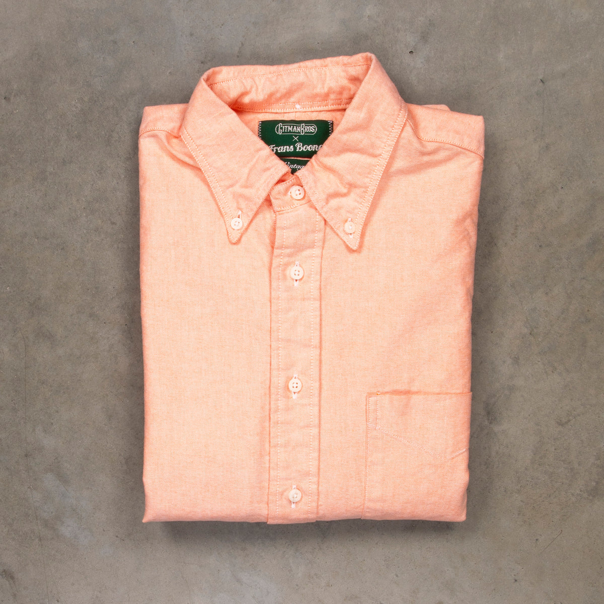 Gitman Vintage x Frans Boone Japanese Oxford Peach – Frans Boone Store