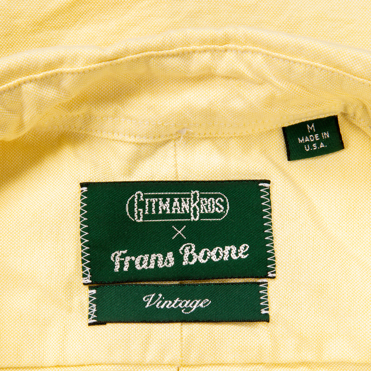 Gitman Vintage x Frans Boone Japanese Oxford Lemon – Frans Boone Store