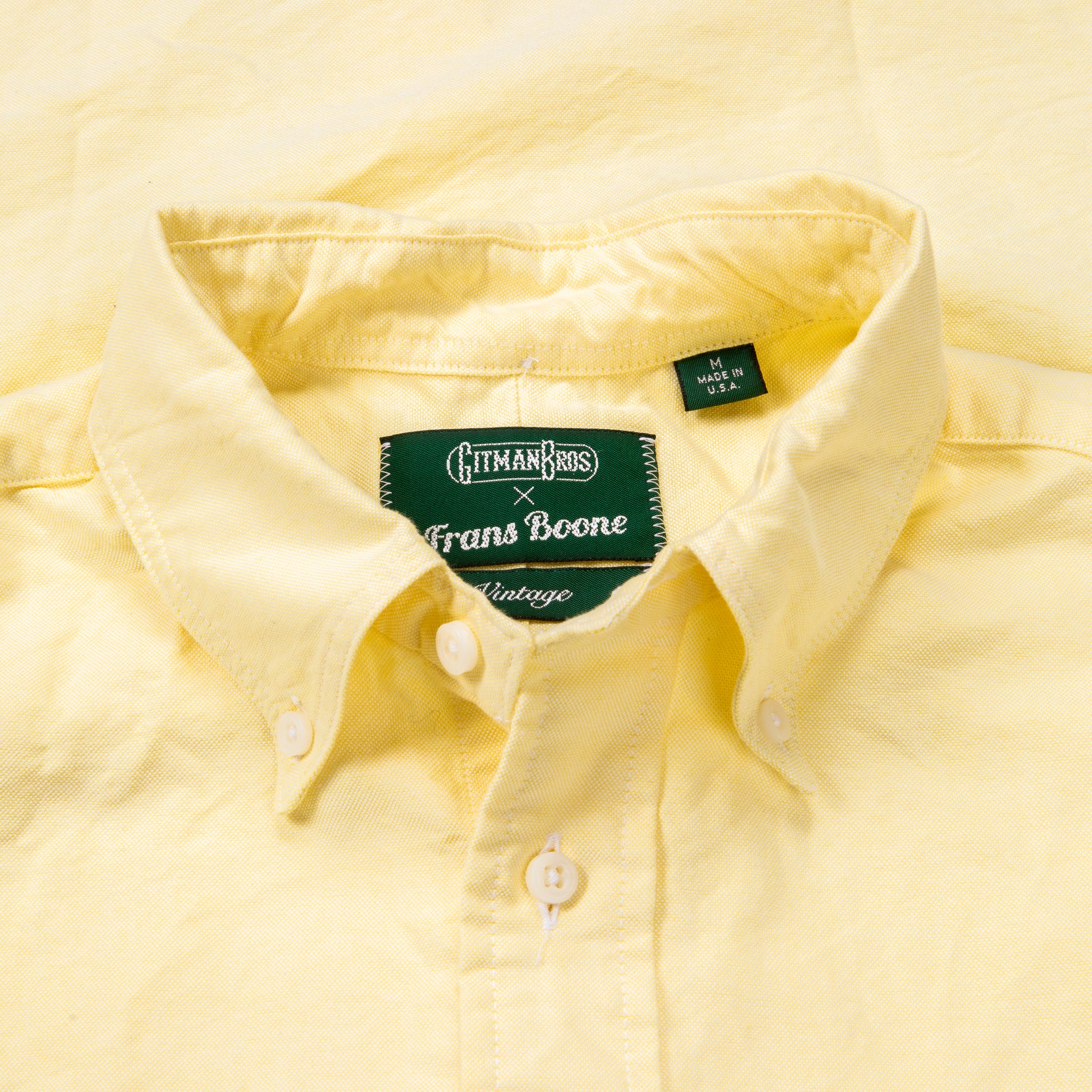 Gitman Vintage x Frans Boone Japanese Oxford Lemon – Frans Boone Store